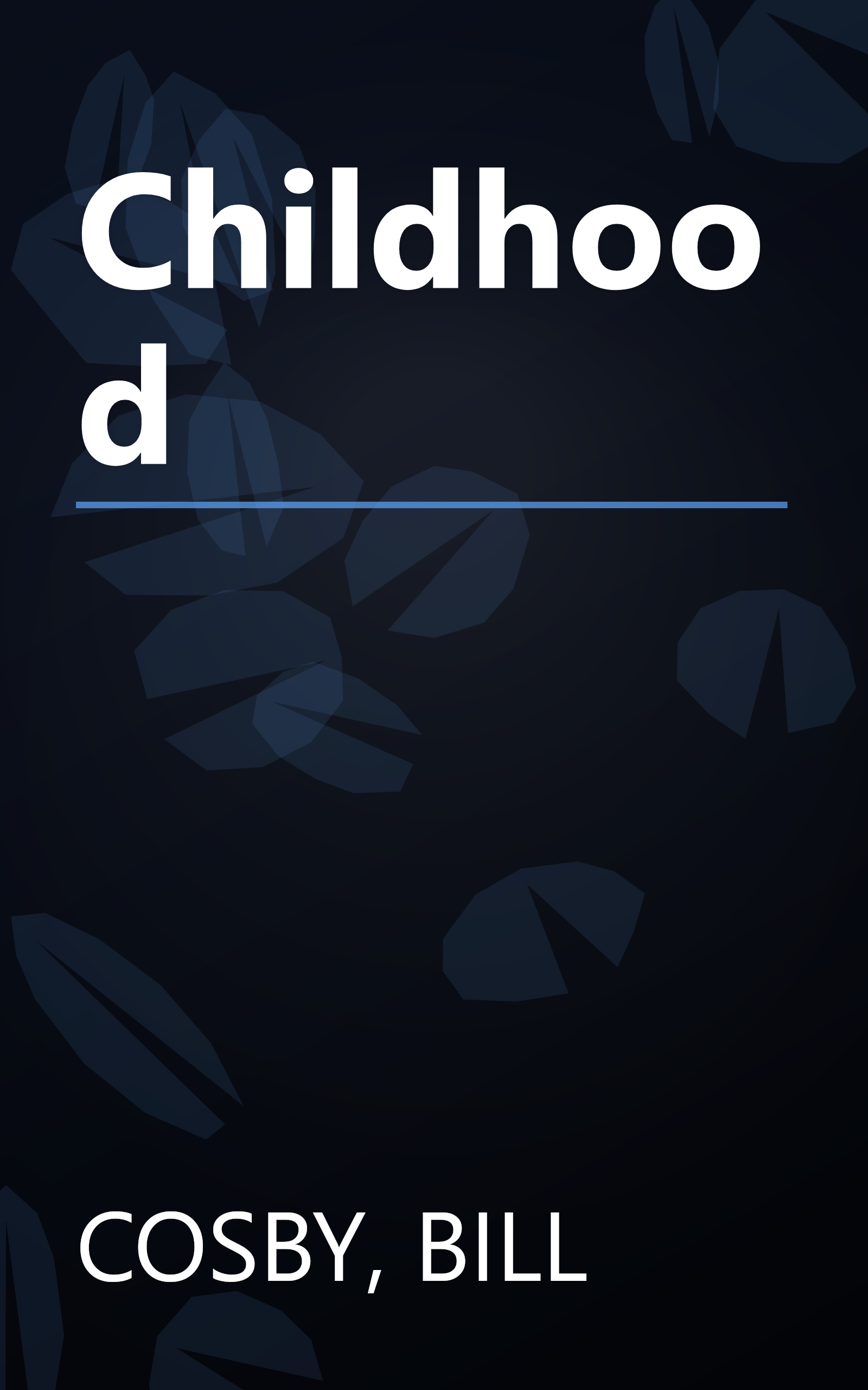 Childhood book cover