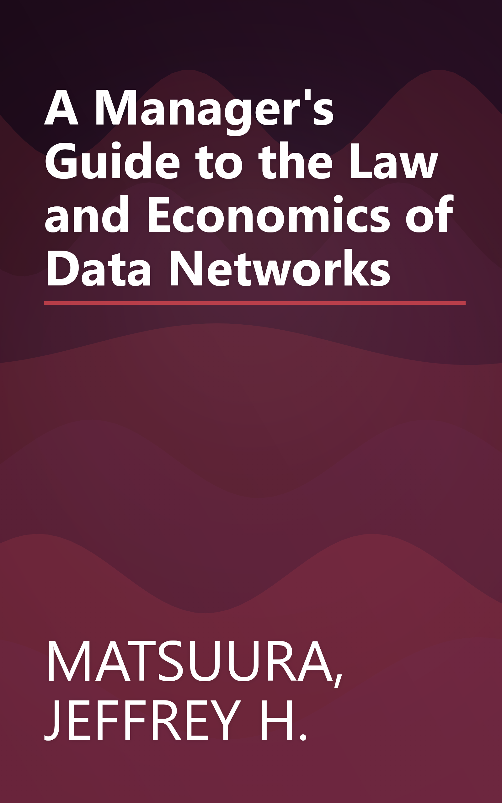 A Manager's Guide to the Law and Economics of Data Networks book cover