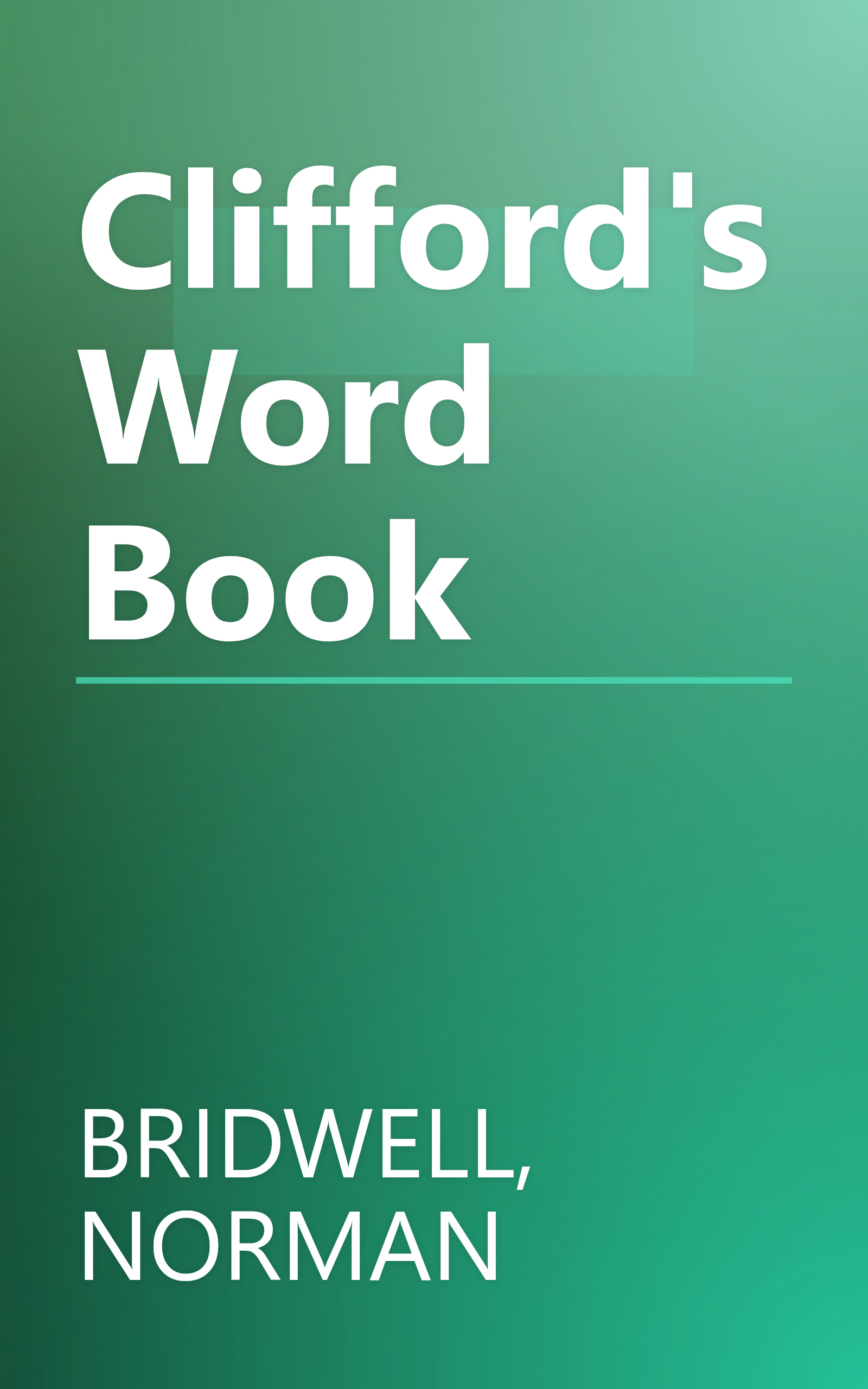 Clifford's Word Book book cover