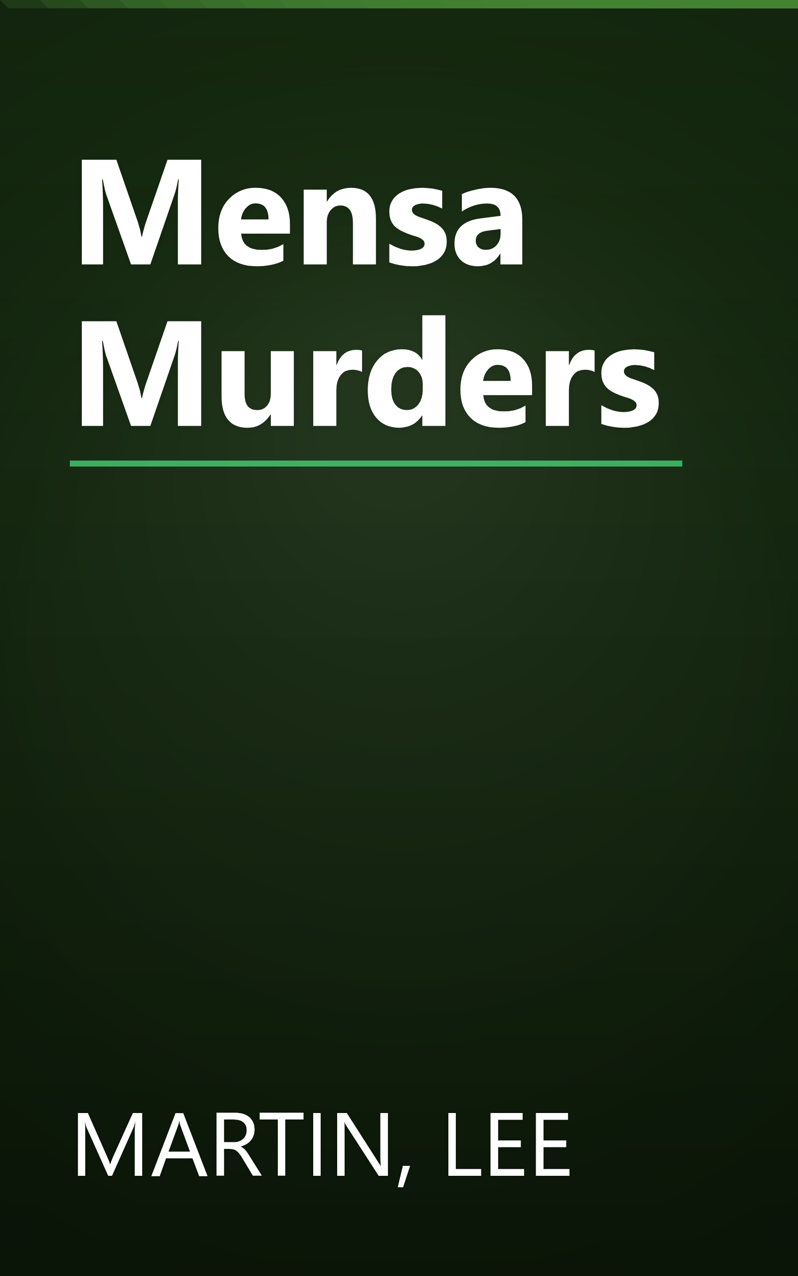 Mensa Murders book cover