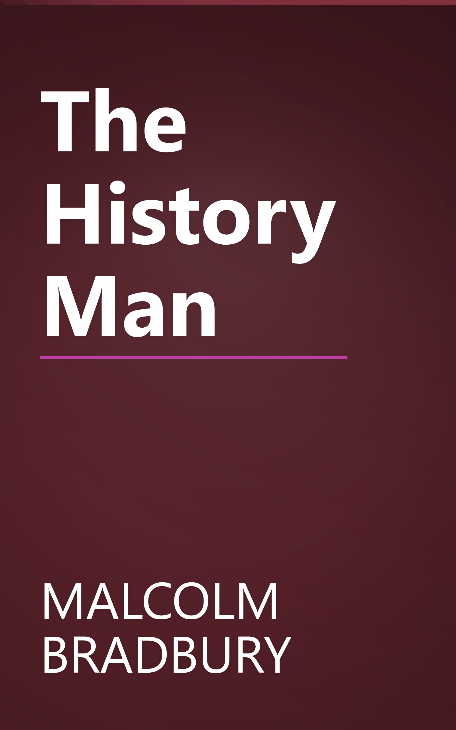 The History Man book cover