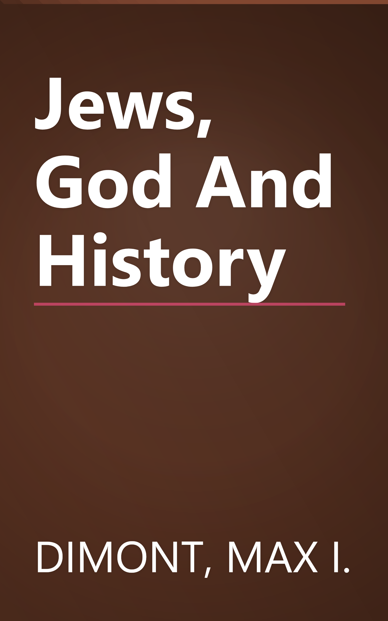 Jews, God And History book cover