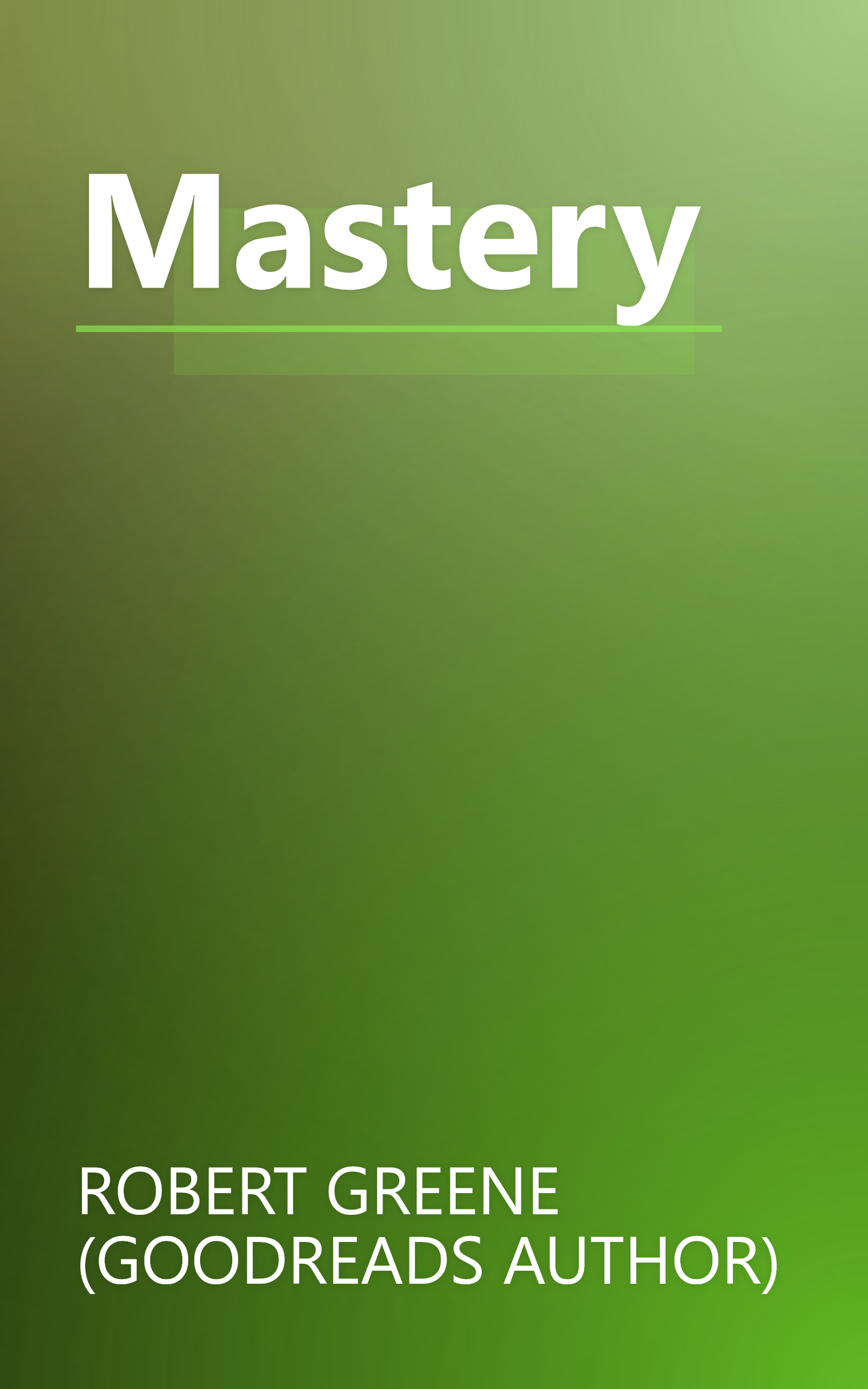 Mastery book cover