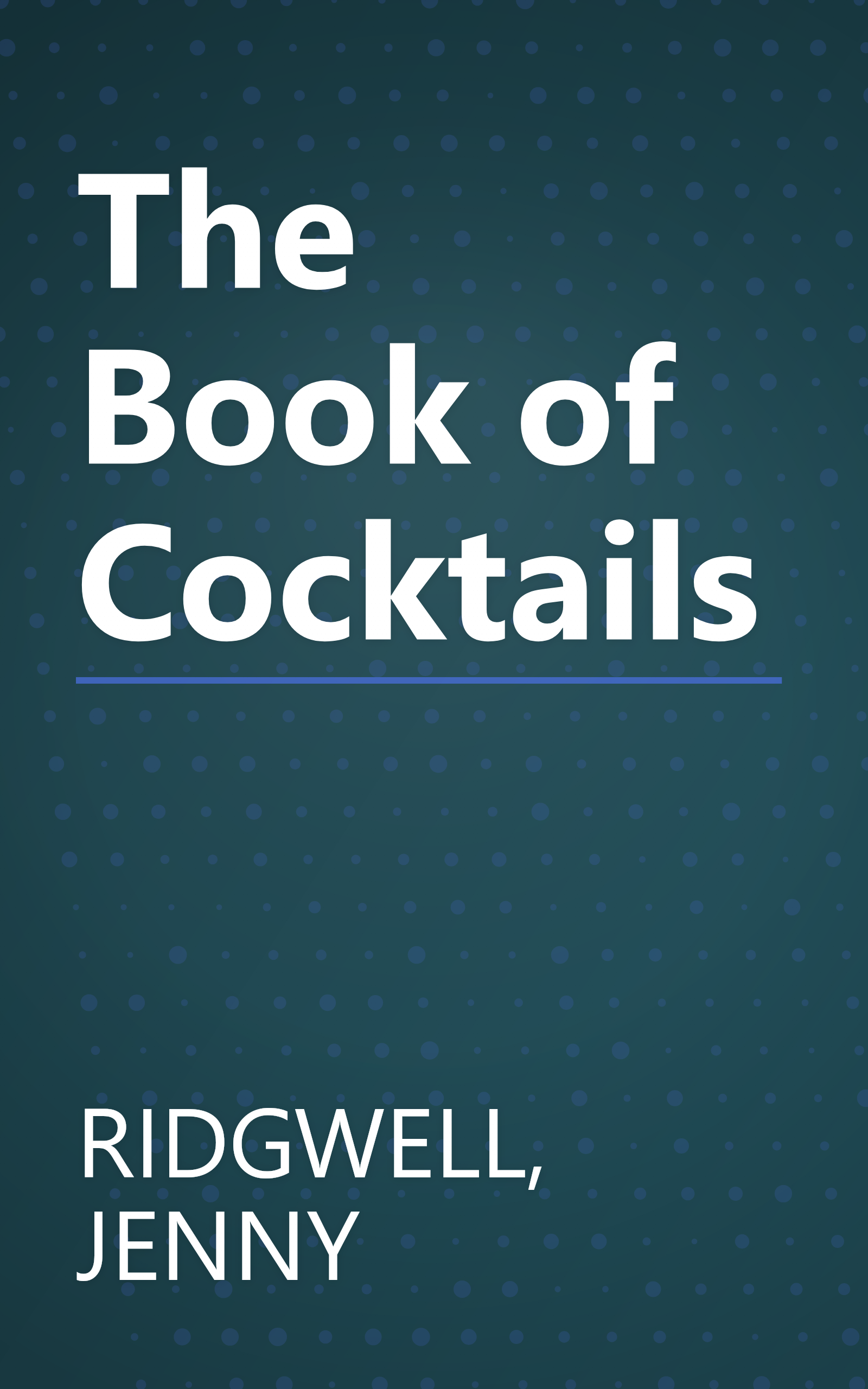The Book of Cocktails book cover