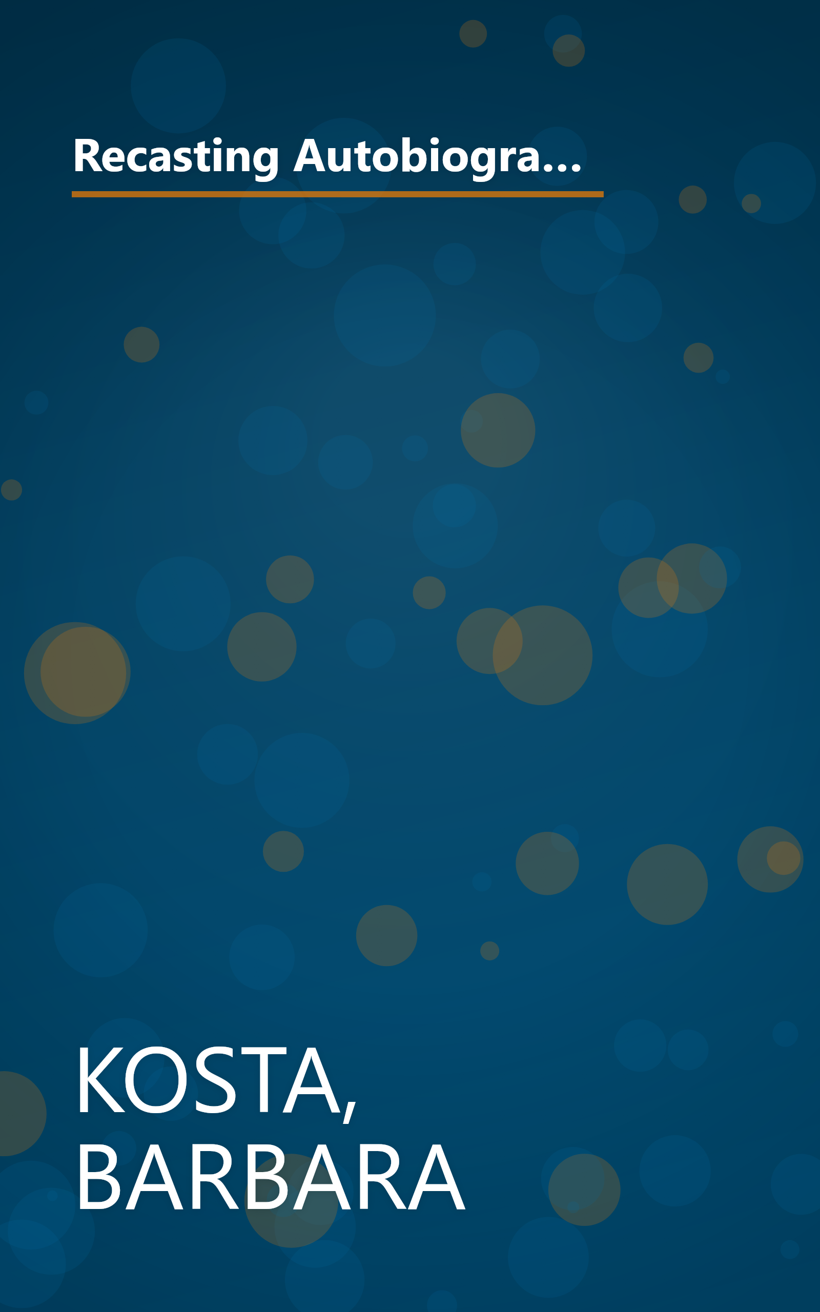 Recasting Autobiography: Women's Counterfictions in Contemporary German Literature and Film (Reading Women Writing) book cover