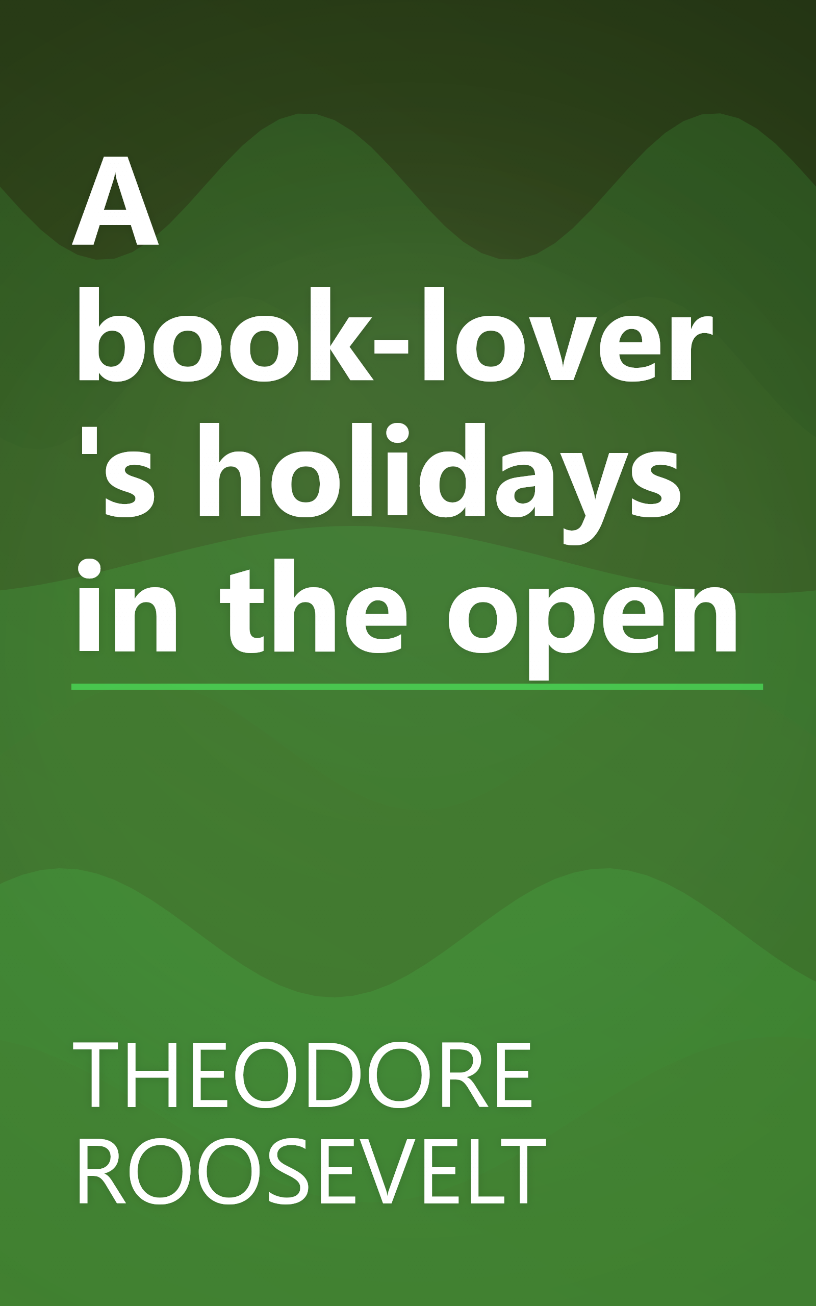 A book-lover's holidays in the open book cover