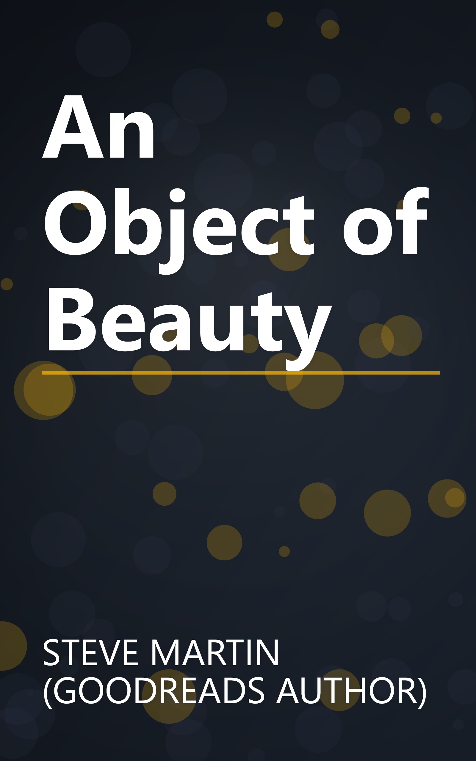 An Object of Beauty book cover