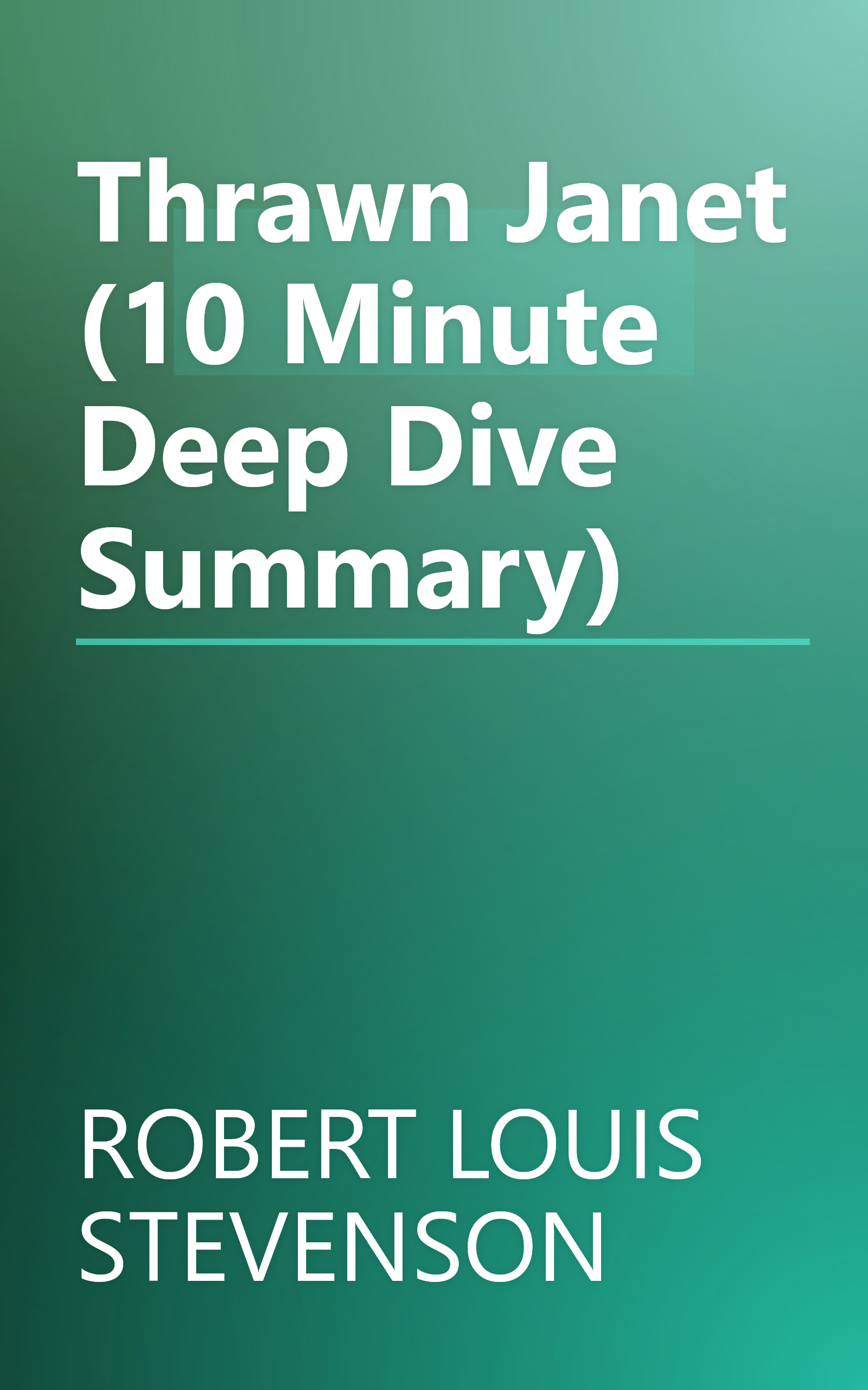 Thrawn Janet (10 Minute   Deep Dive Summary) book cover