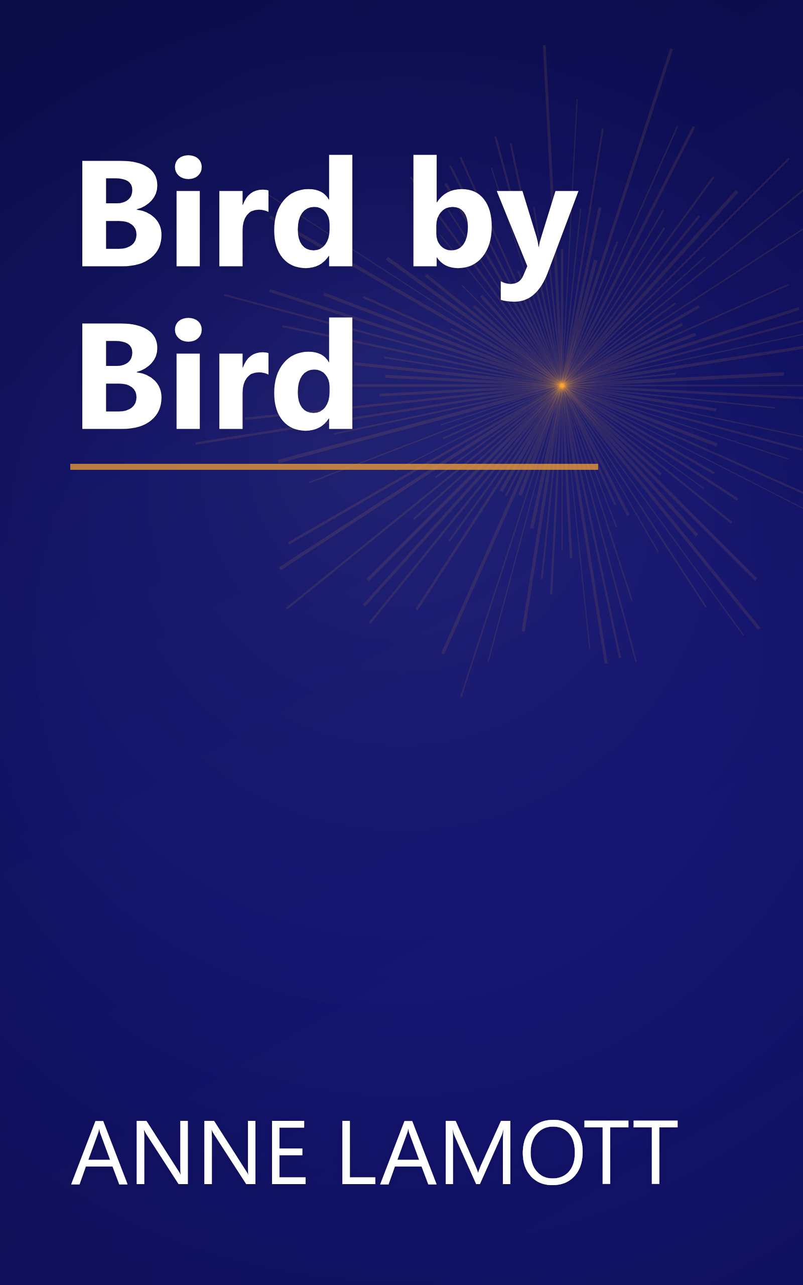 Bird by Bird book cover