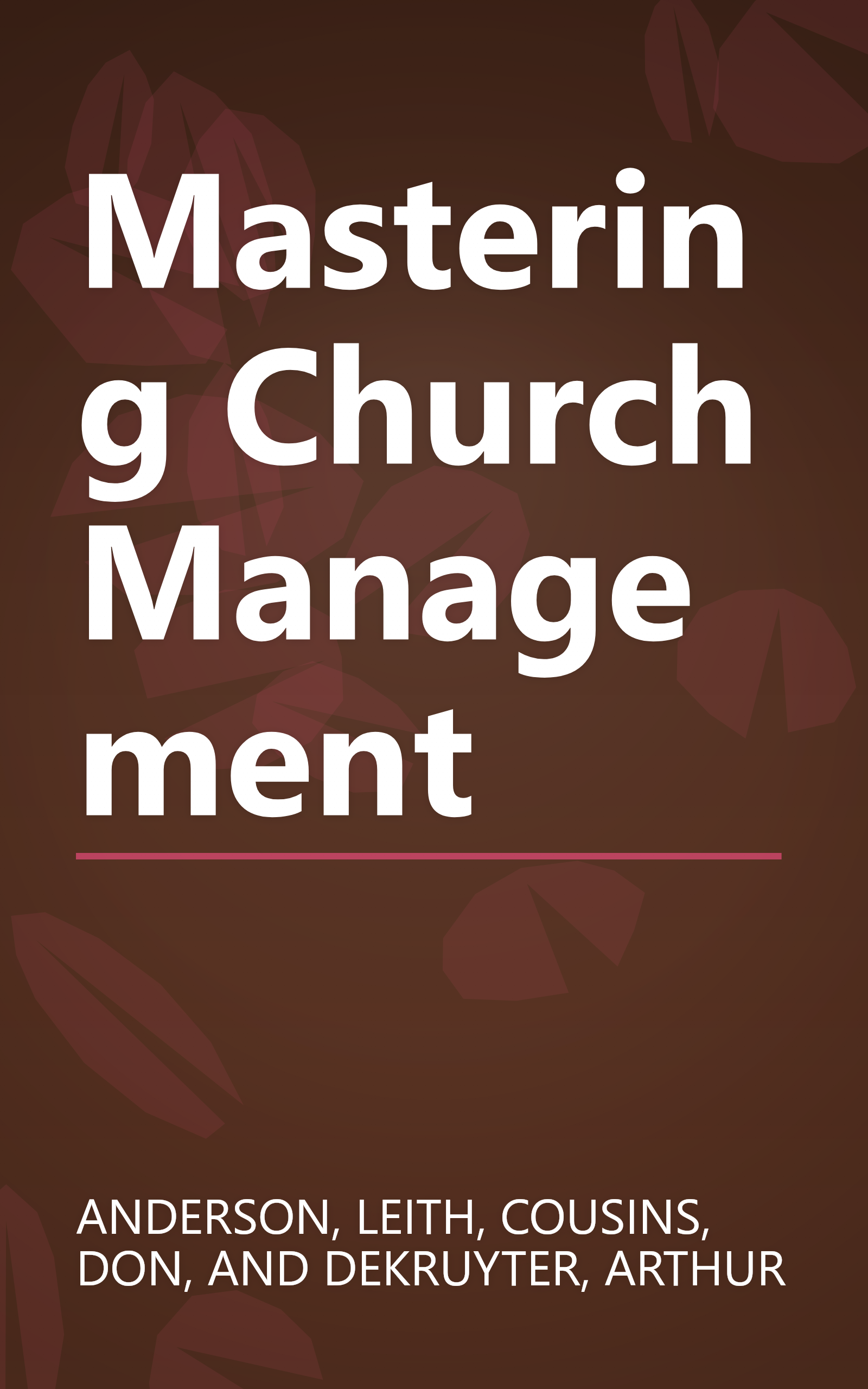 Mastering Church Management book cover