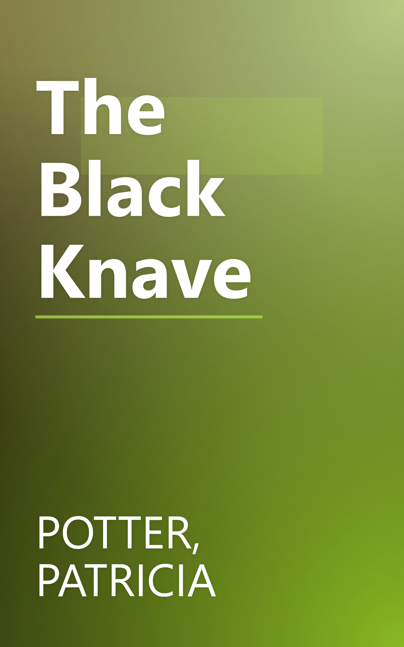 The Black Knave book cover
