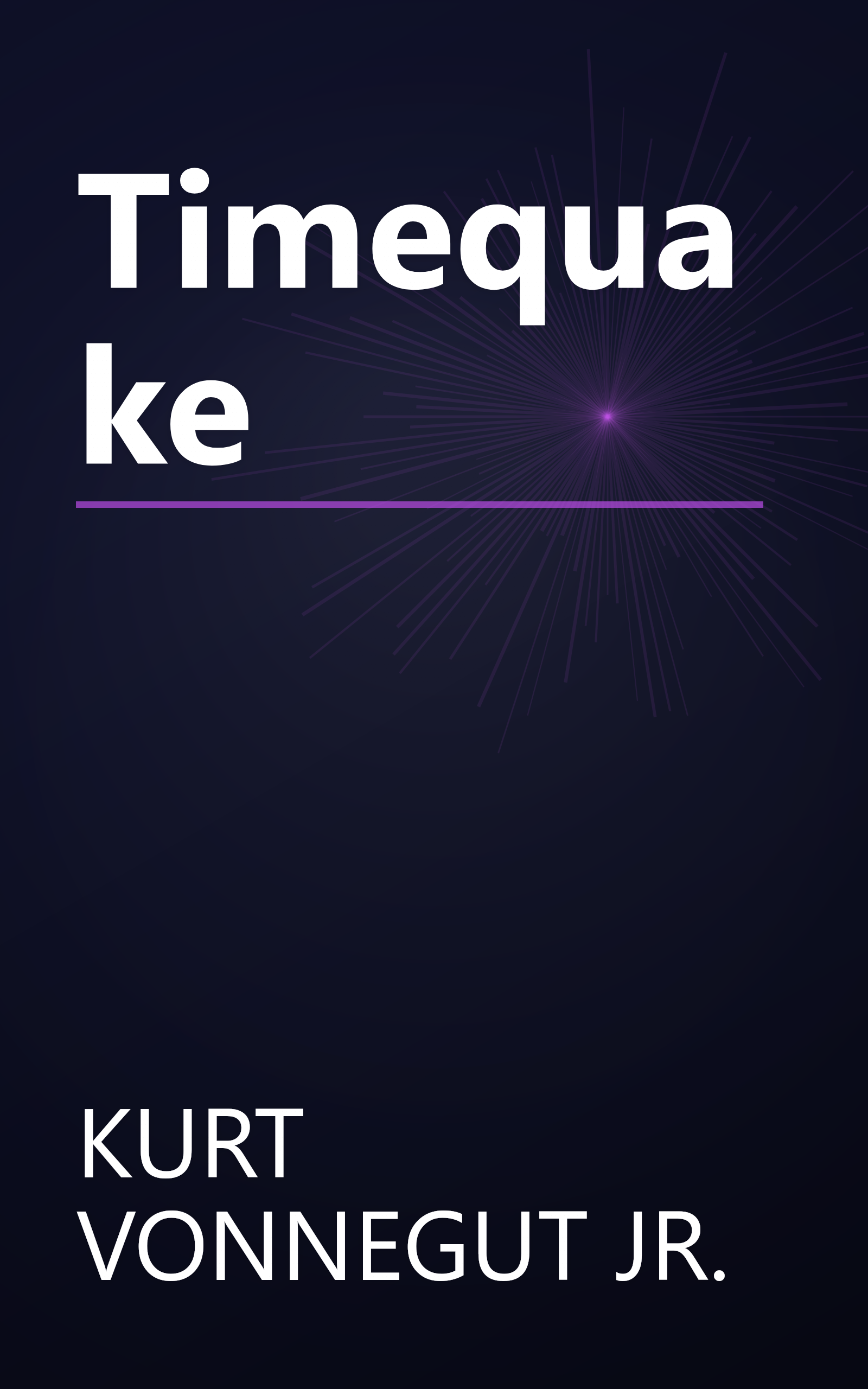 Timequake book cover