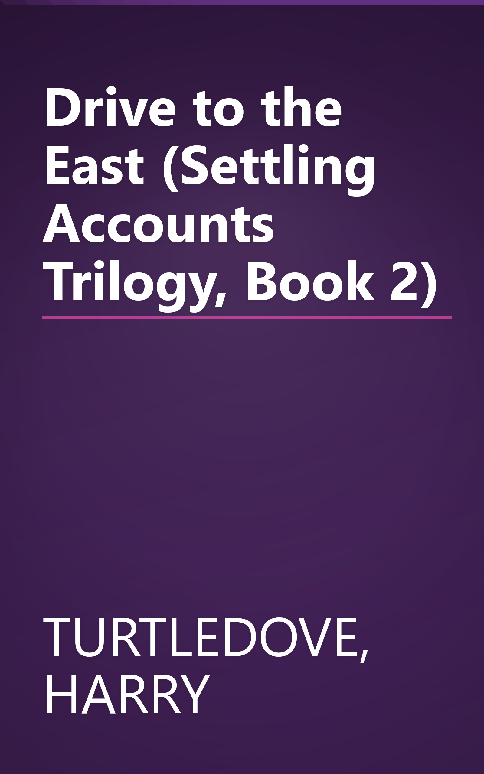 Drive to the East (Settling Accounts Trilogy, Book 2) book cover