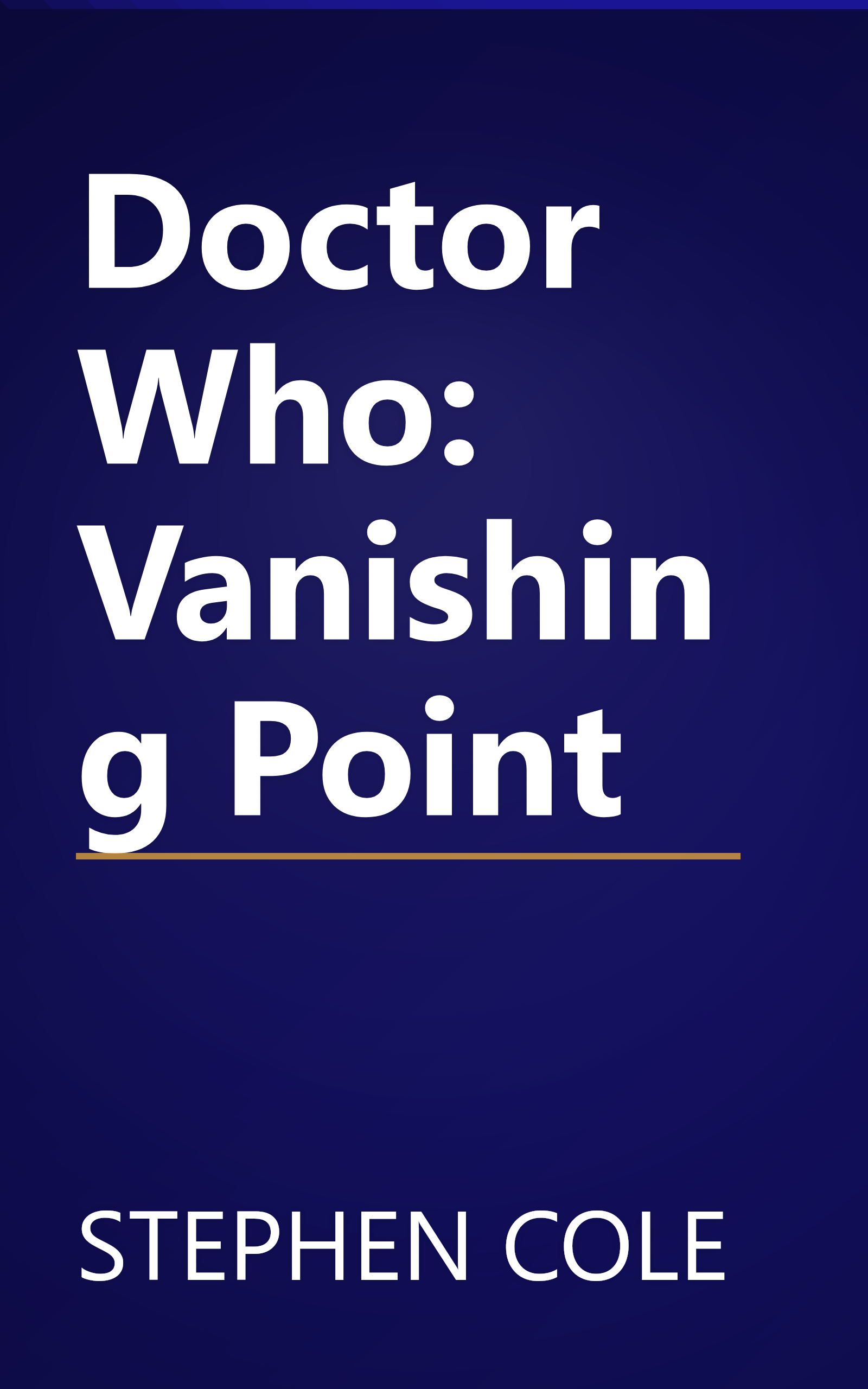 Doctor Who: Vanishing Point book cover