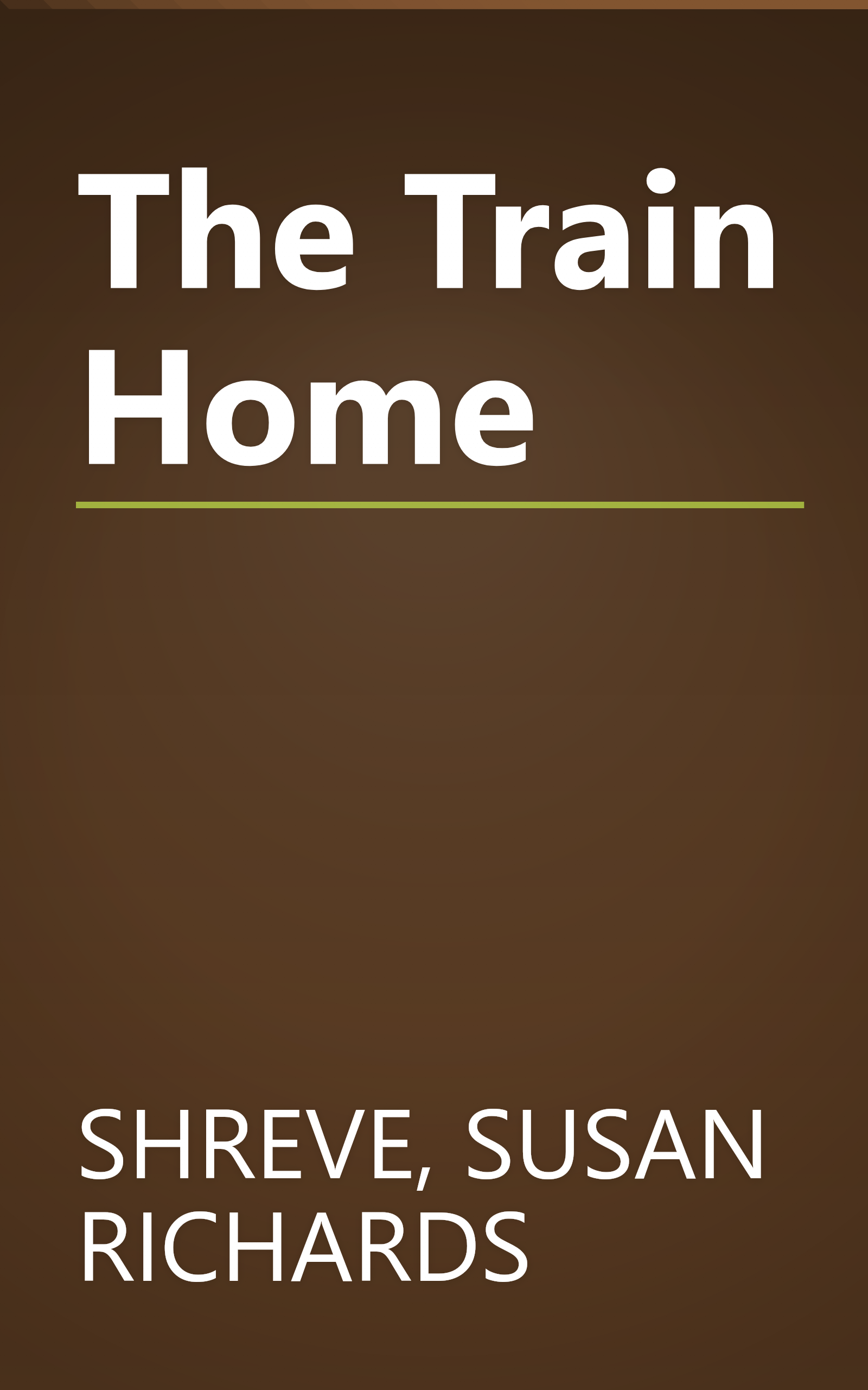 The Train Home book cover