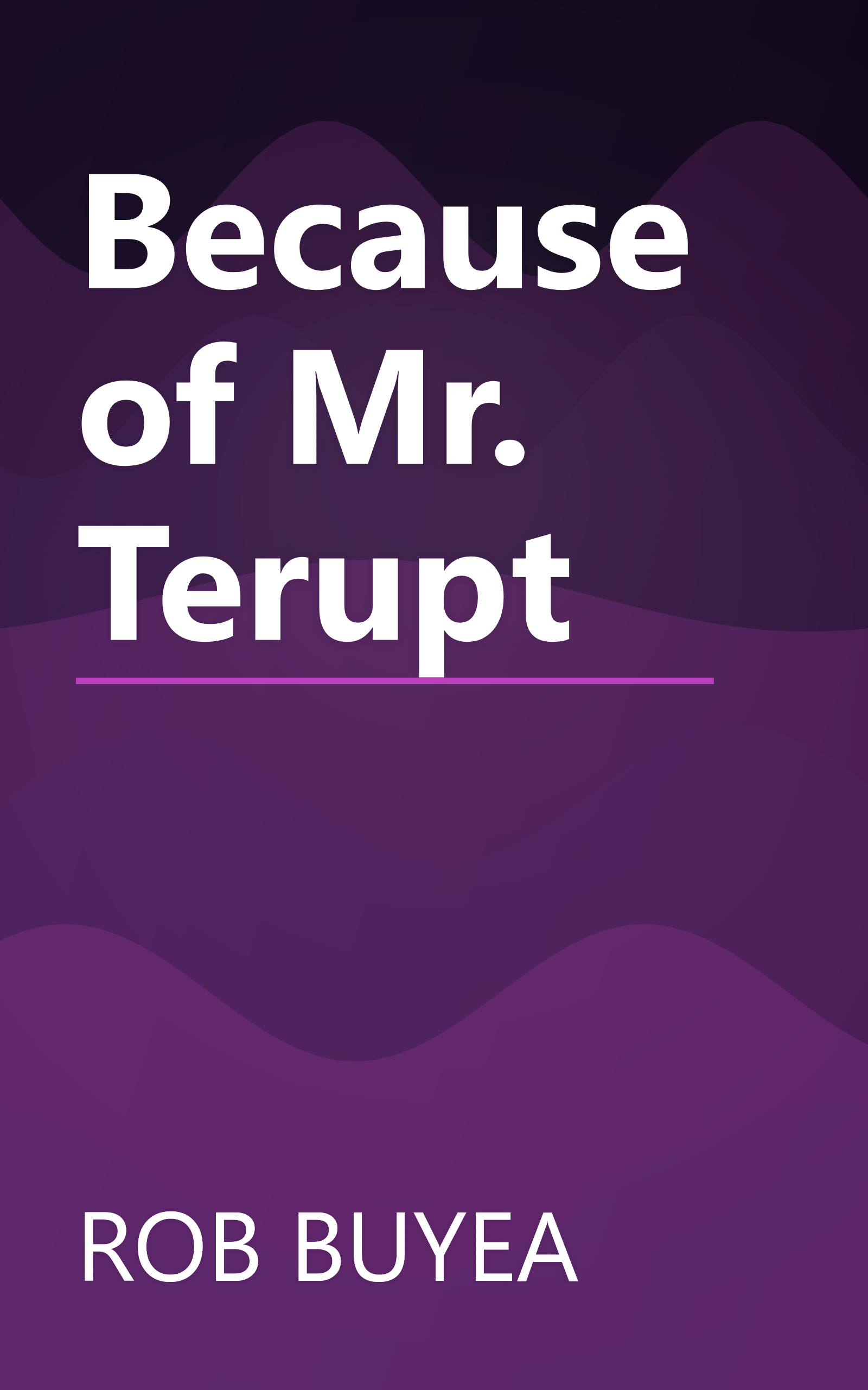 Because of Mr. Terupt book cover