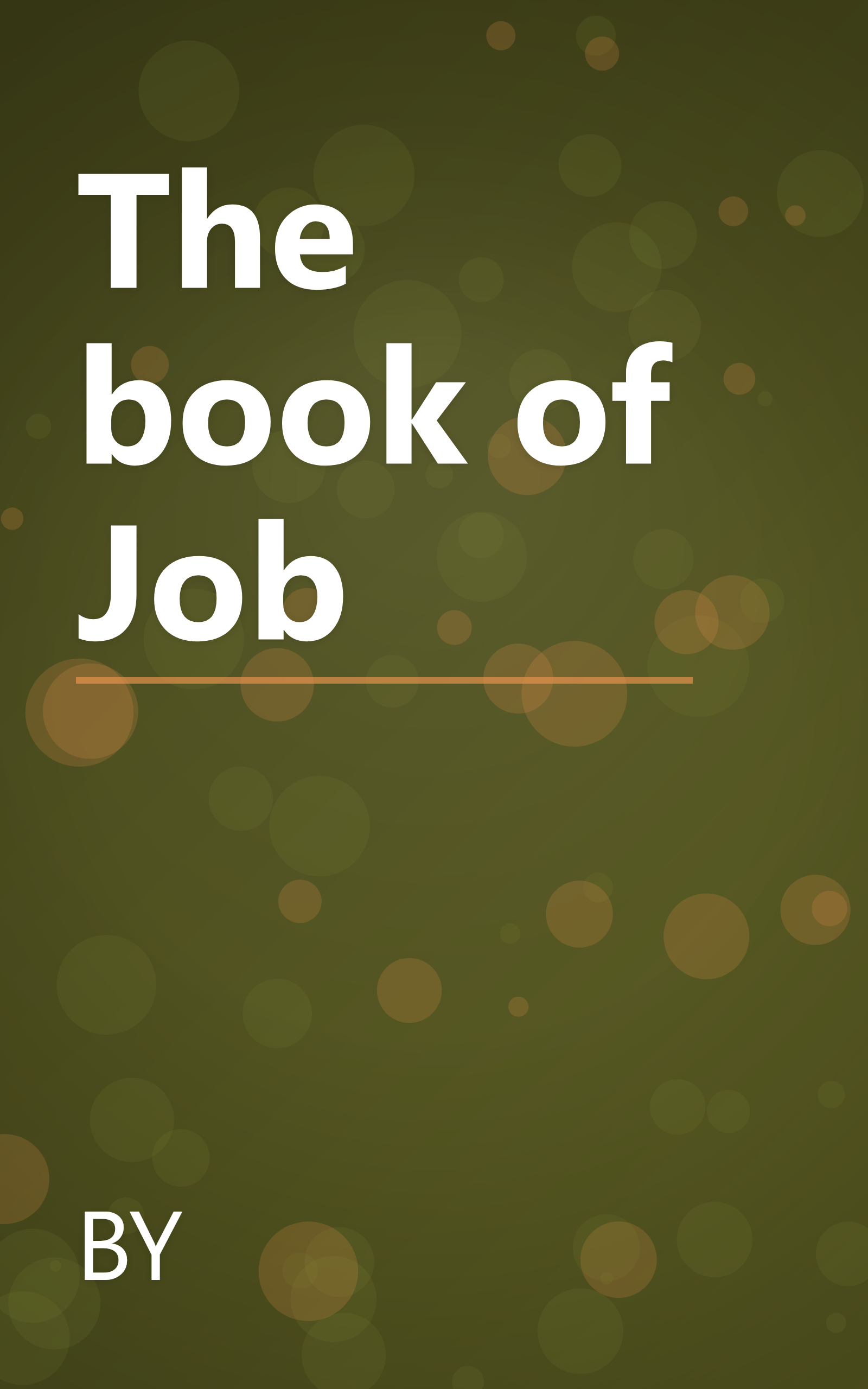 The book of Job book cover