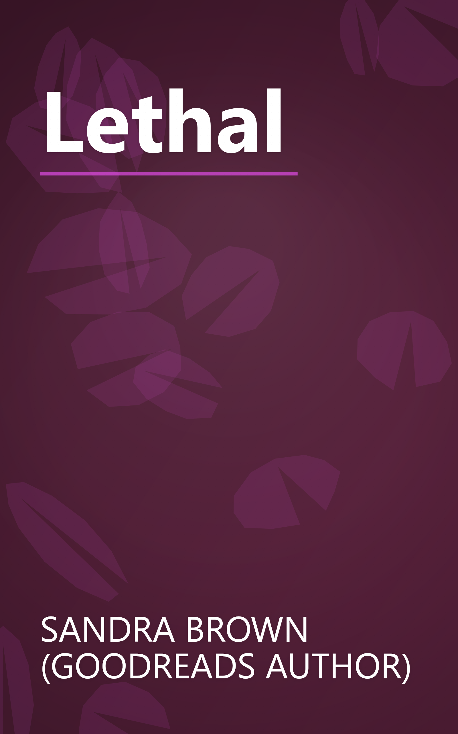Lethal book cover
