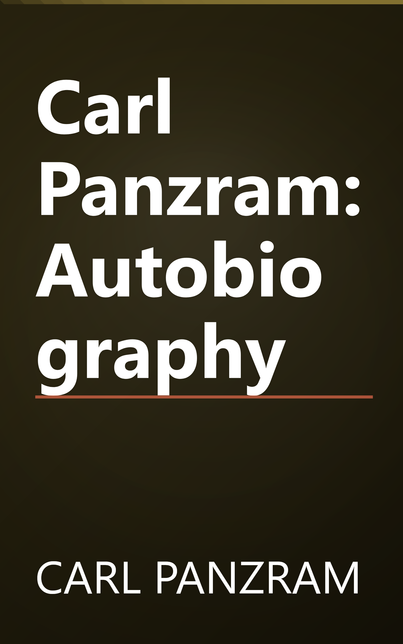 Carl Panzram: Autobiography book cover