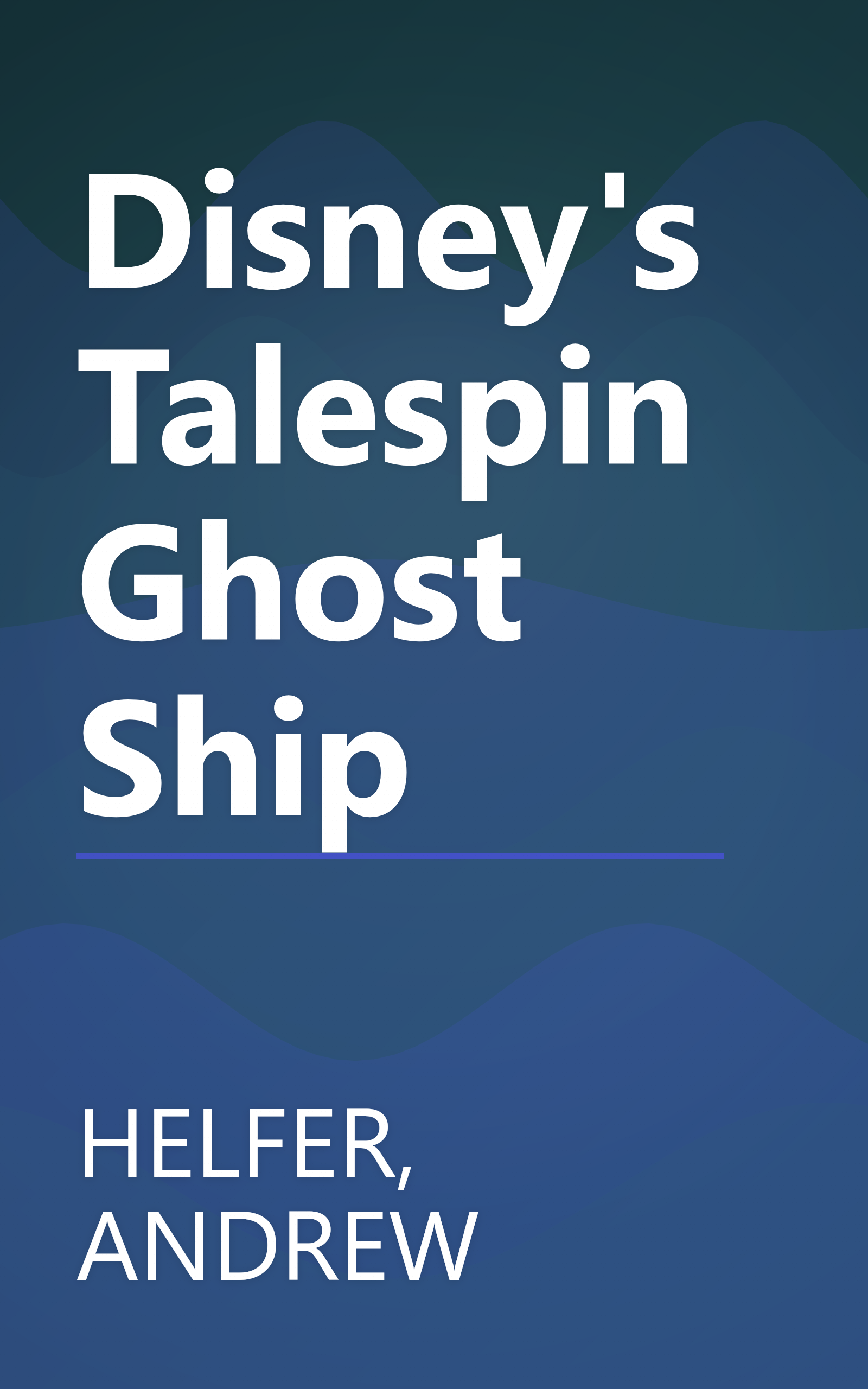 Disney's Talespin Ghost Ship book cover