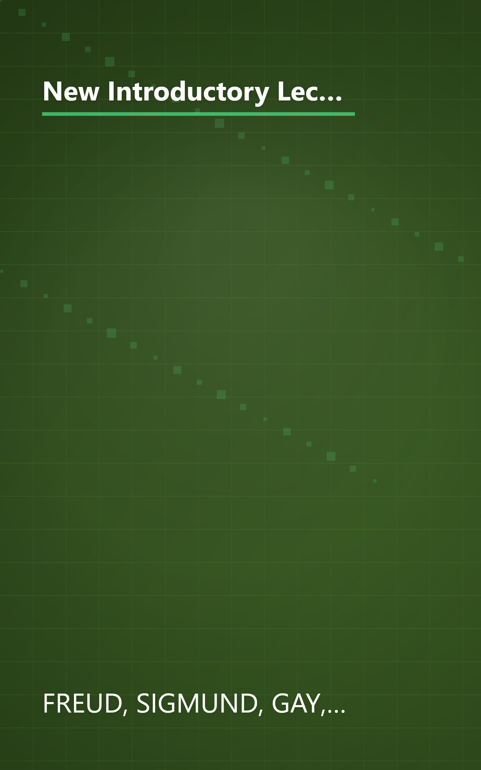 New Introductory Lectures on Psycho-Analysis (The Standard Edition) (Complete Psychological Works of Sigmund Freud) book cover