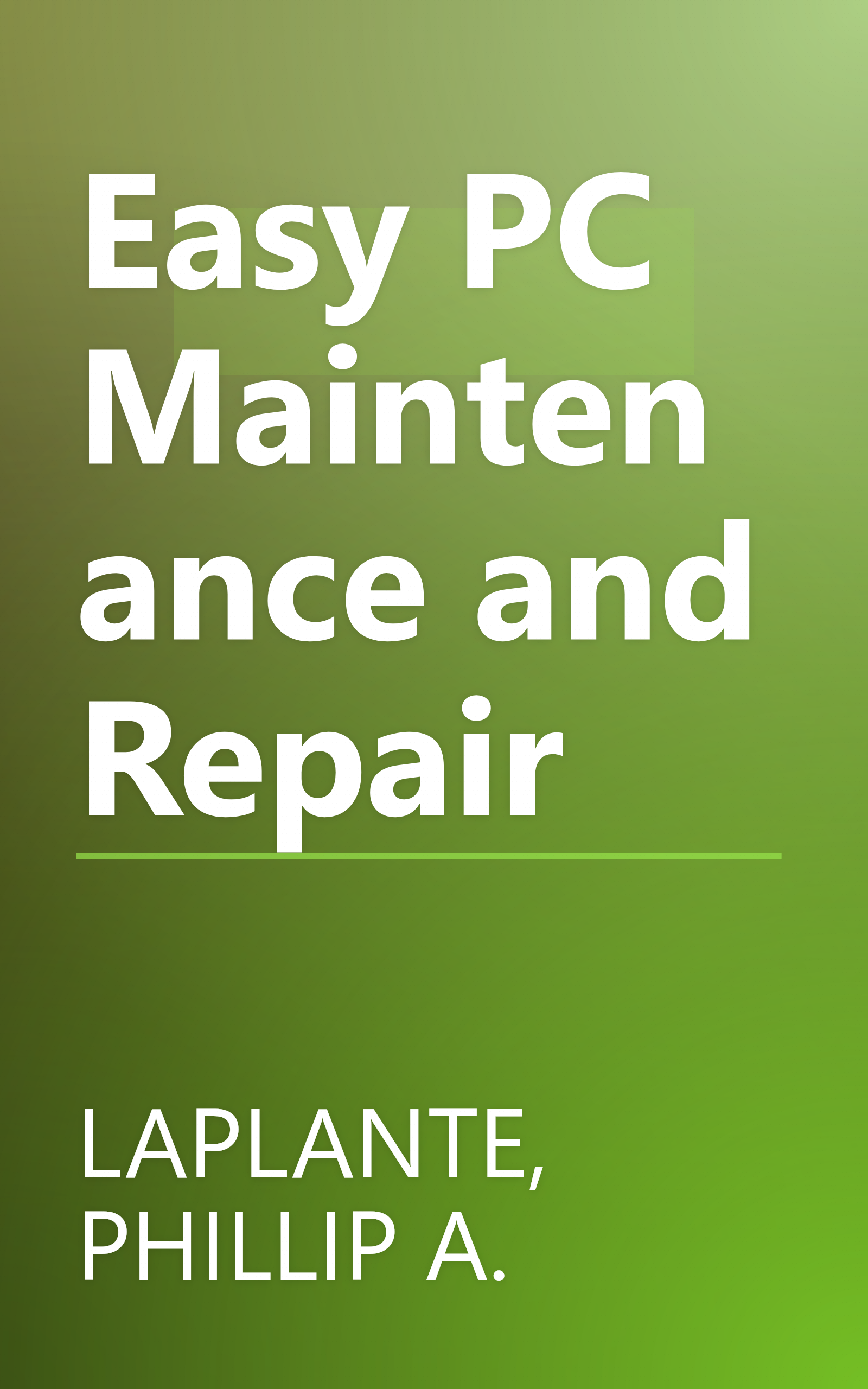 Easy PC Maintenance and Repair book cover