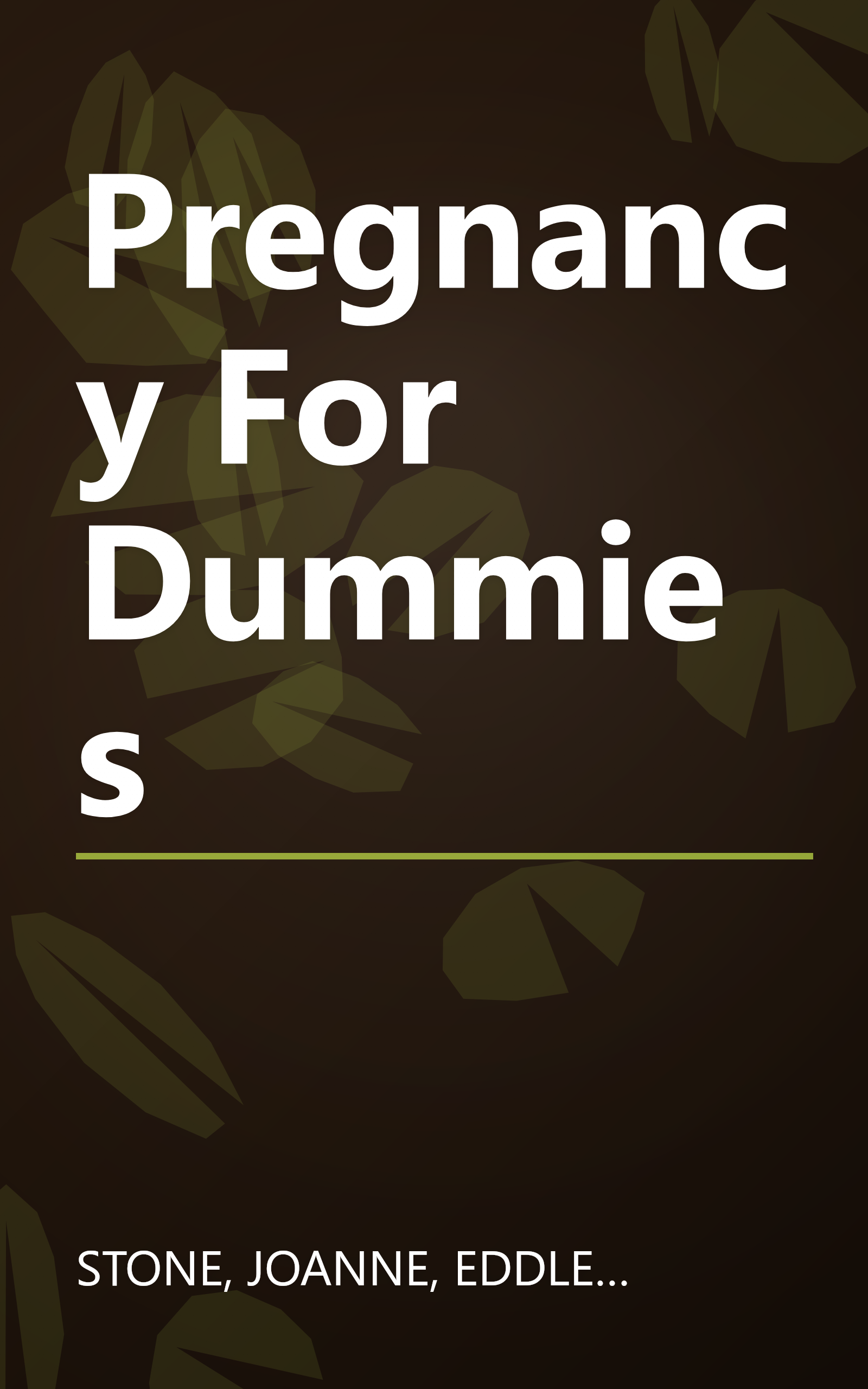 Pregnancy For Dummies book cover