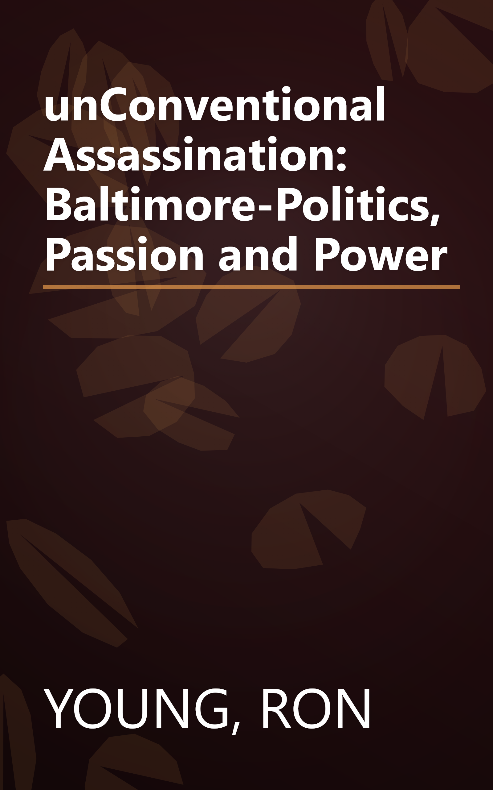 unConventional Assassination: Baltimore-Politics, Passion and Power book cover