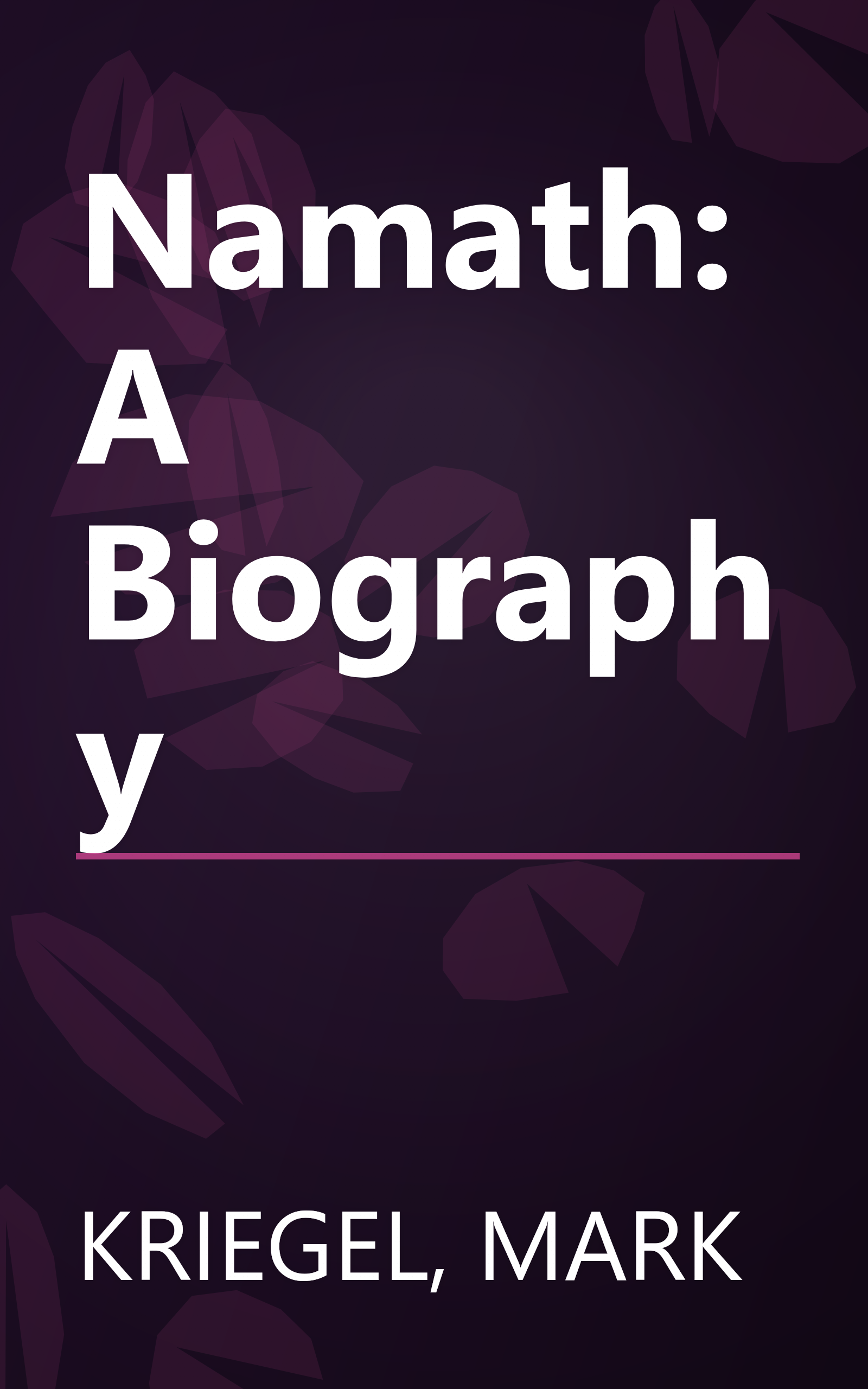 Namath: A Biography book cover
