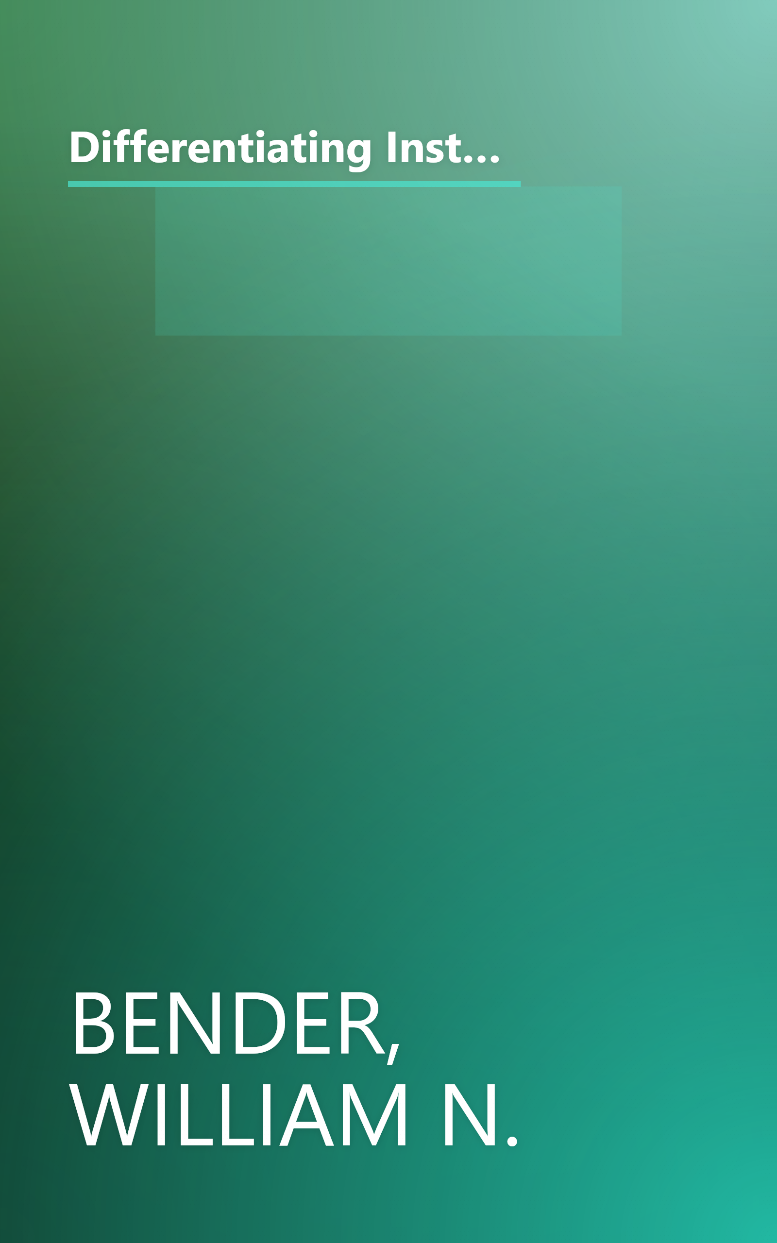 Differentiating Instruction for Students With Learning Disabilities: Best Teaching Practices for General and Special Educators book cover