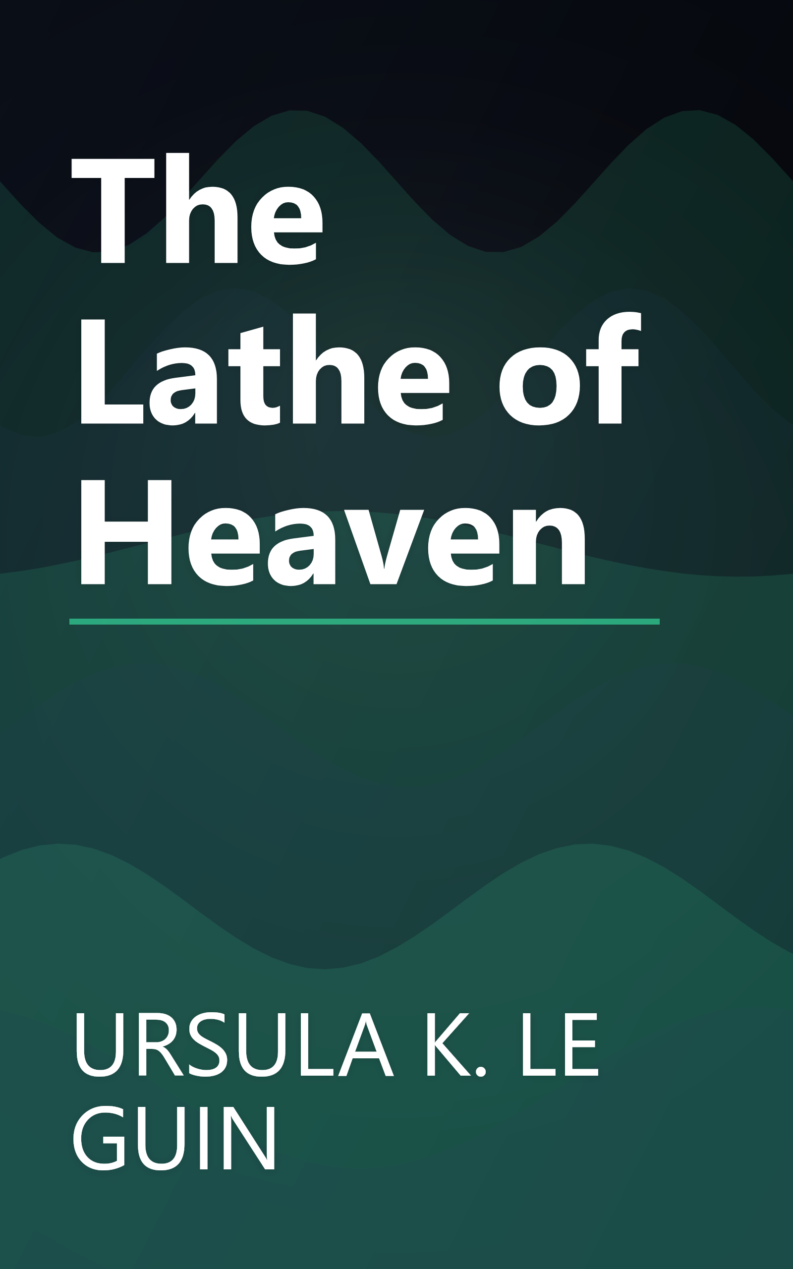 The Lathe of Heaven book cover