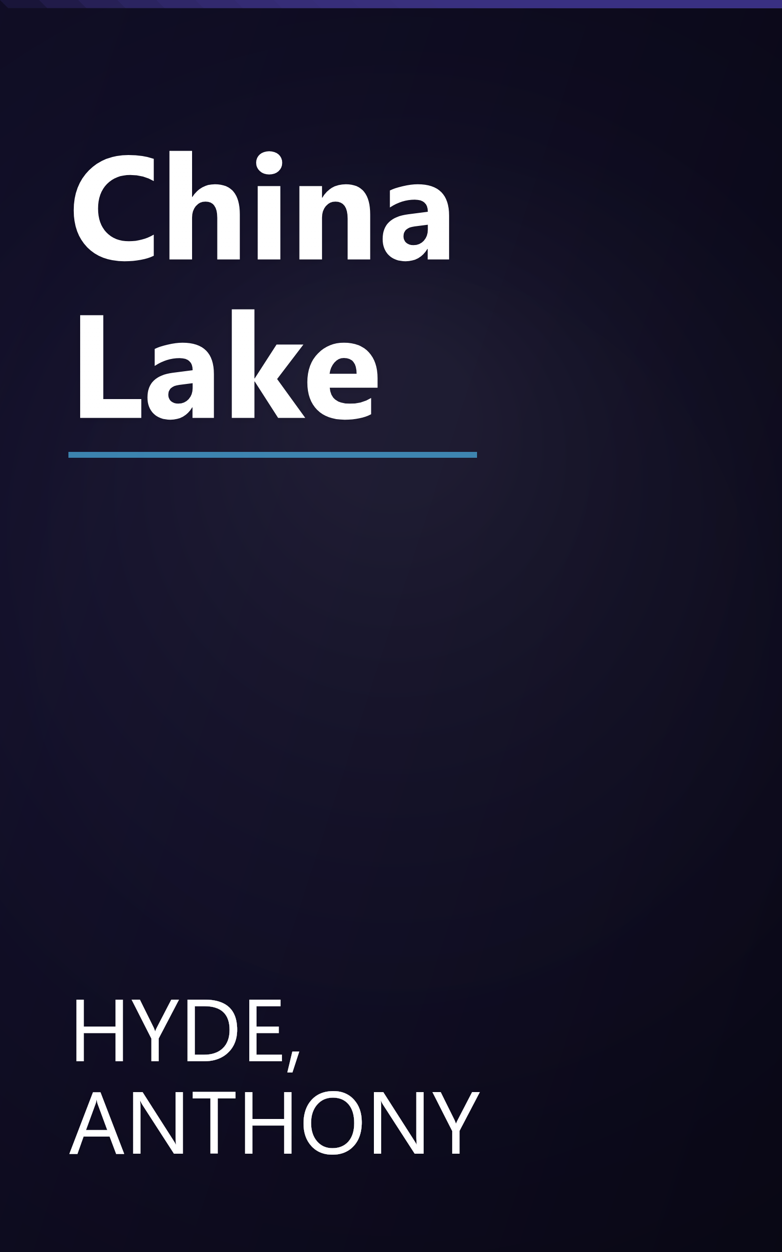 China Lake book cover