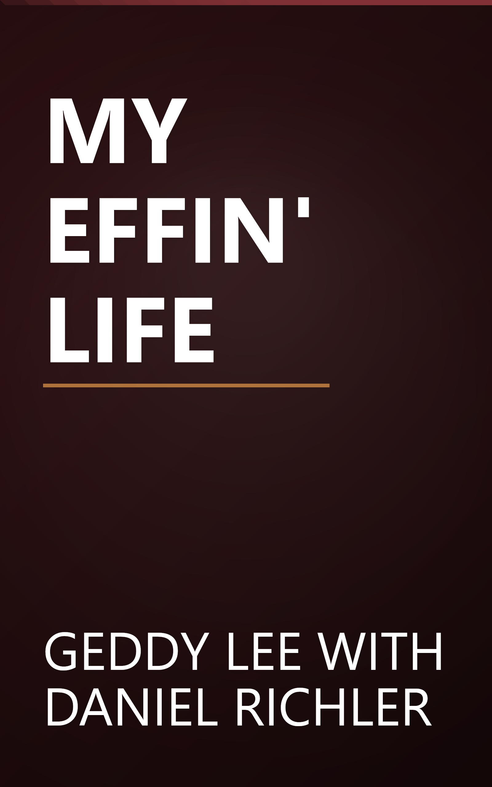 MY EFFIN' LIFE book cover