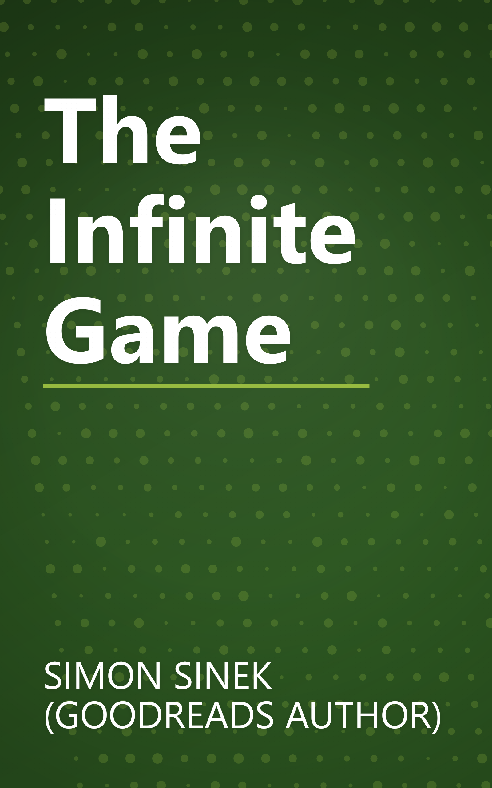 The Infinite Game book cover