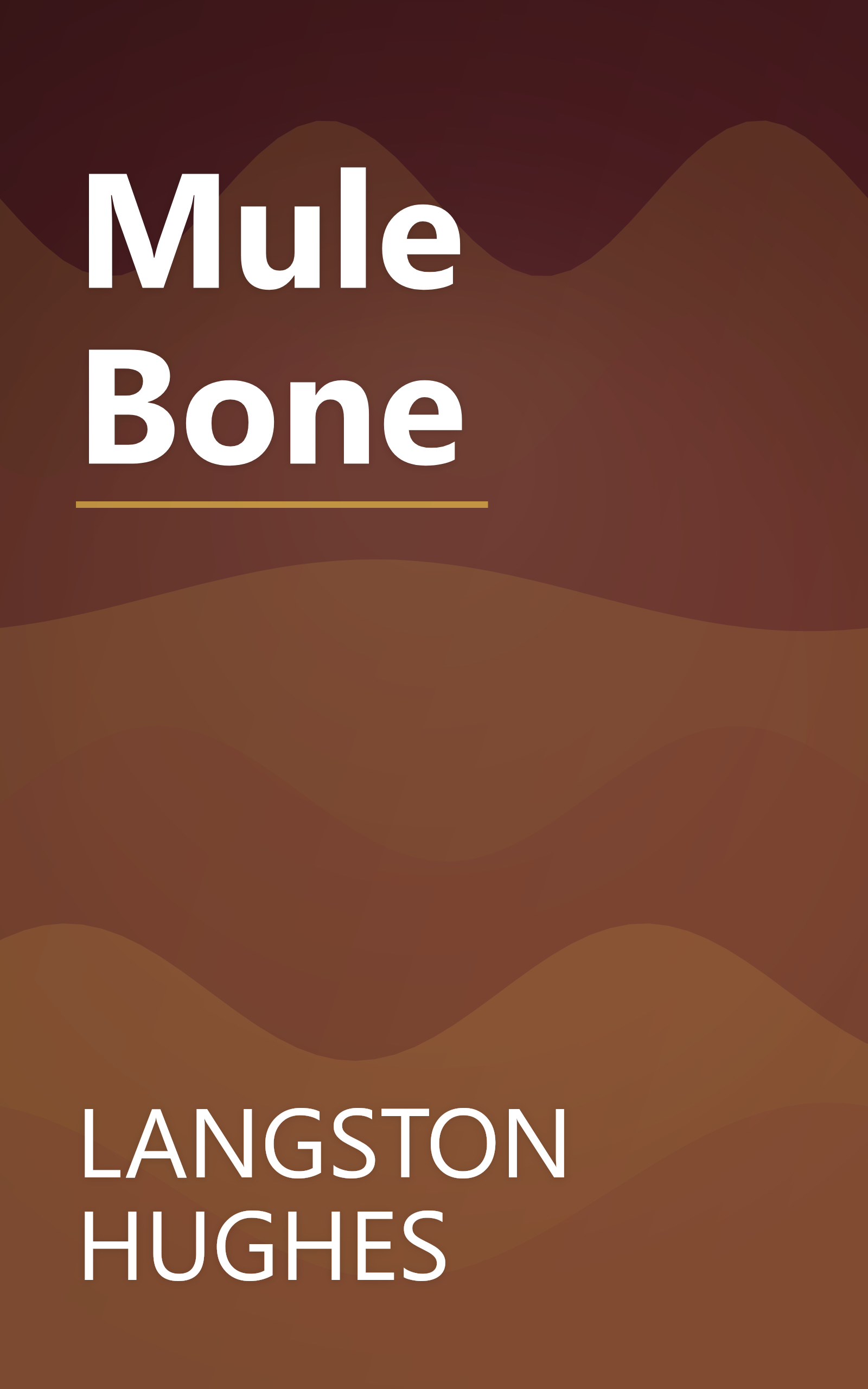 Mule Bone book cover
