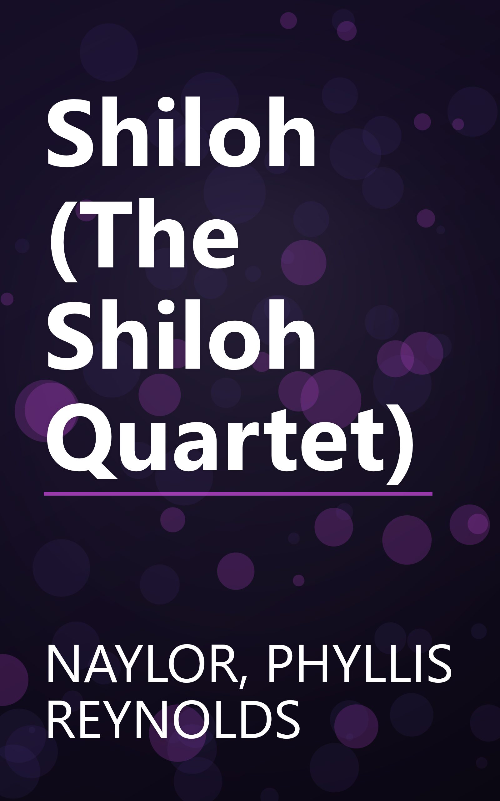 Shiloh (The Shiloh Quartet) book cover