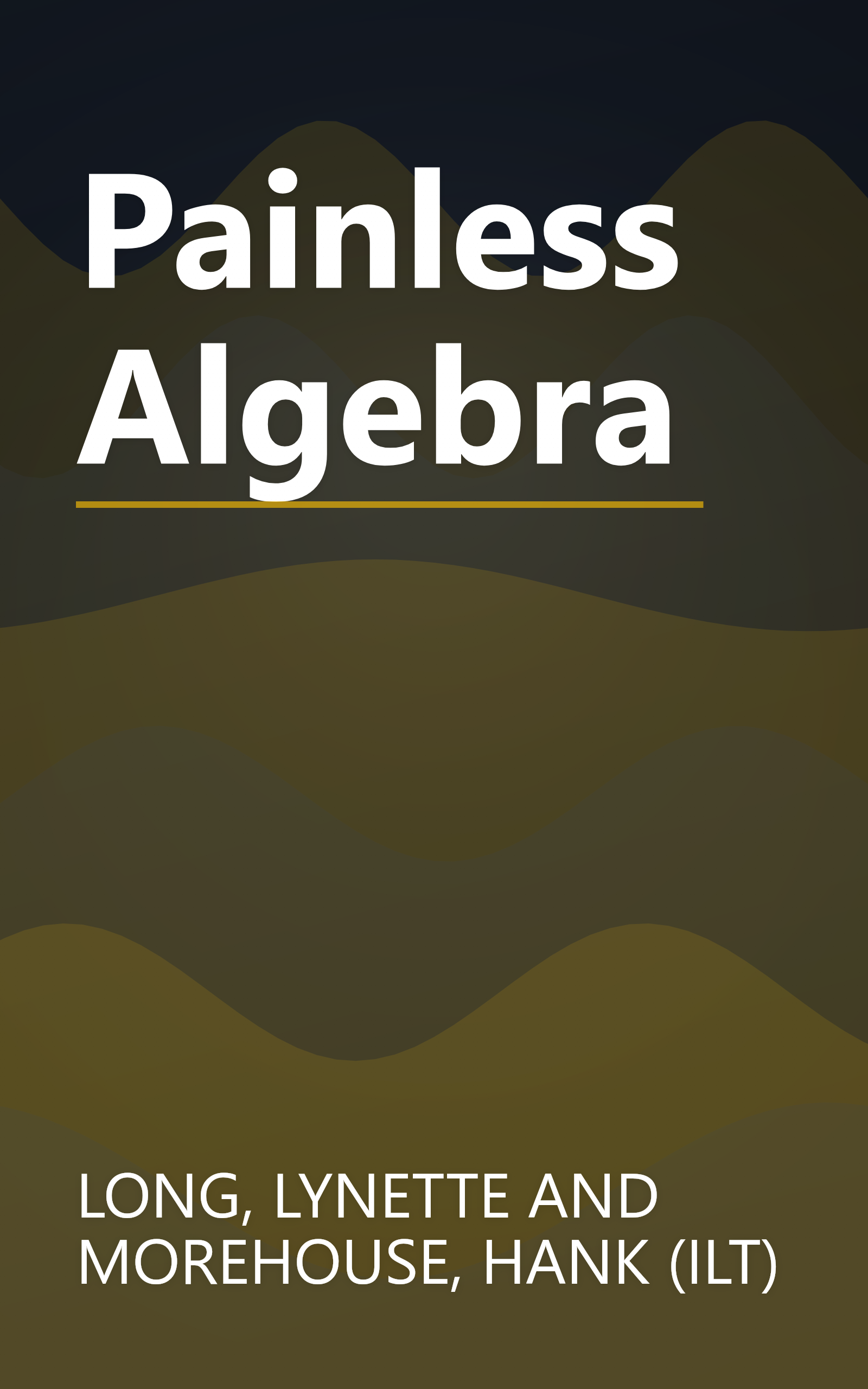 Painless Algebra book cover