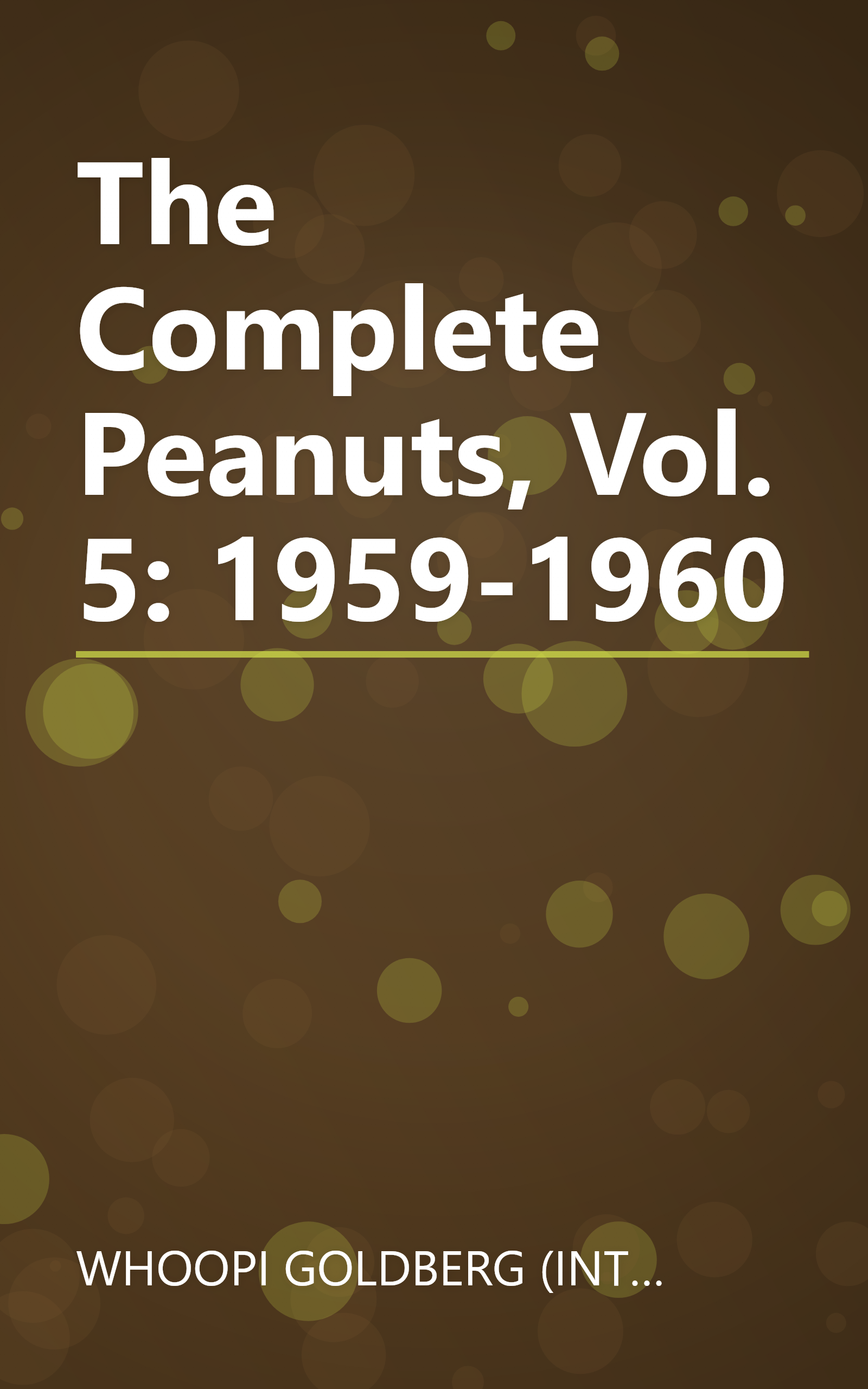 The Complete Peanuts, Vol. 5: 1959-1960 book cover