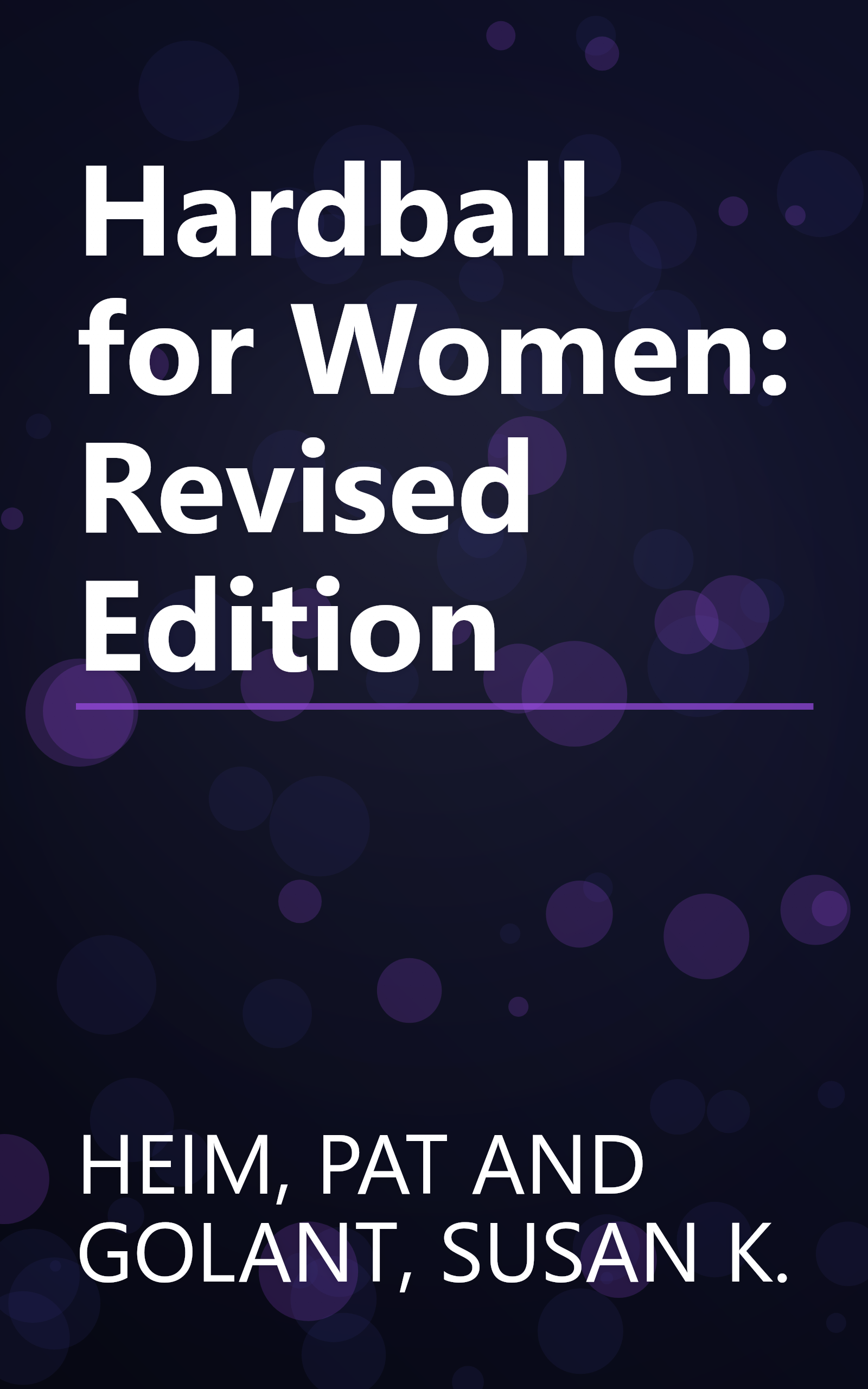 Hardball for Women: Revised Edition book cover