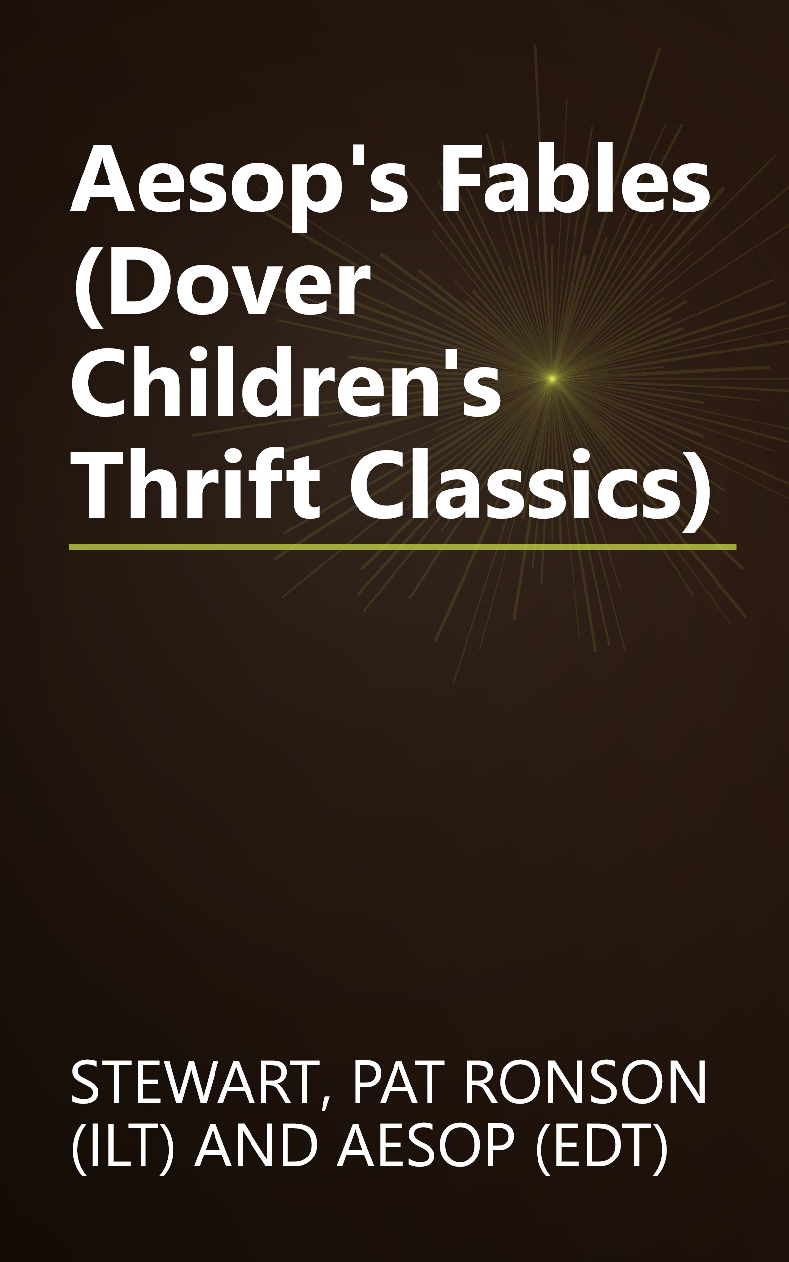 Aesop's Fables (Dover Children's Thrift Classics) book cover