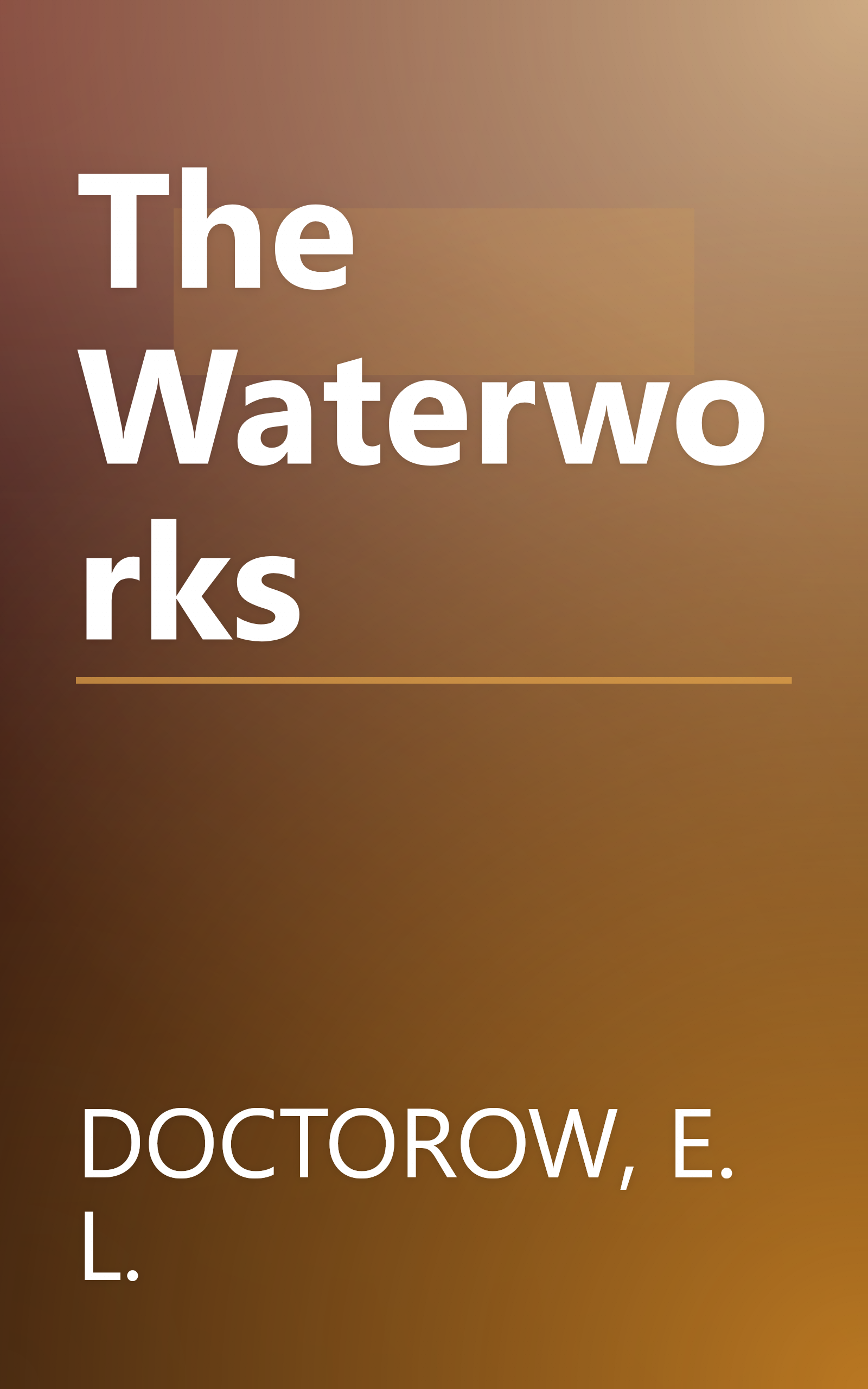 The Waterworks book cover