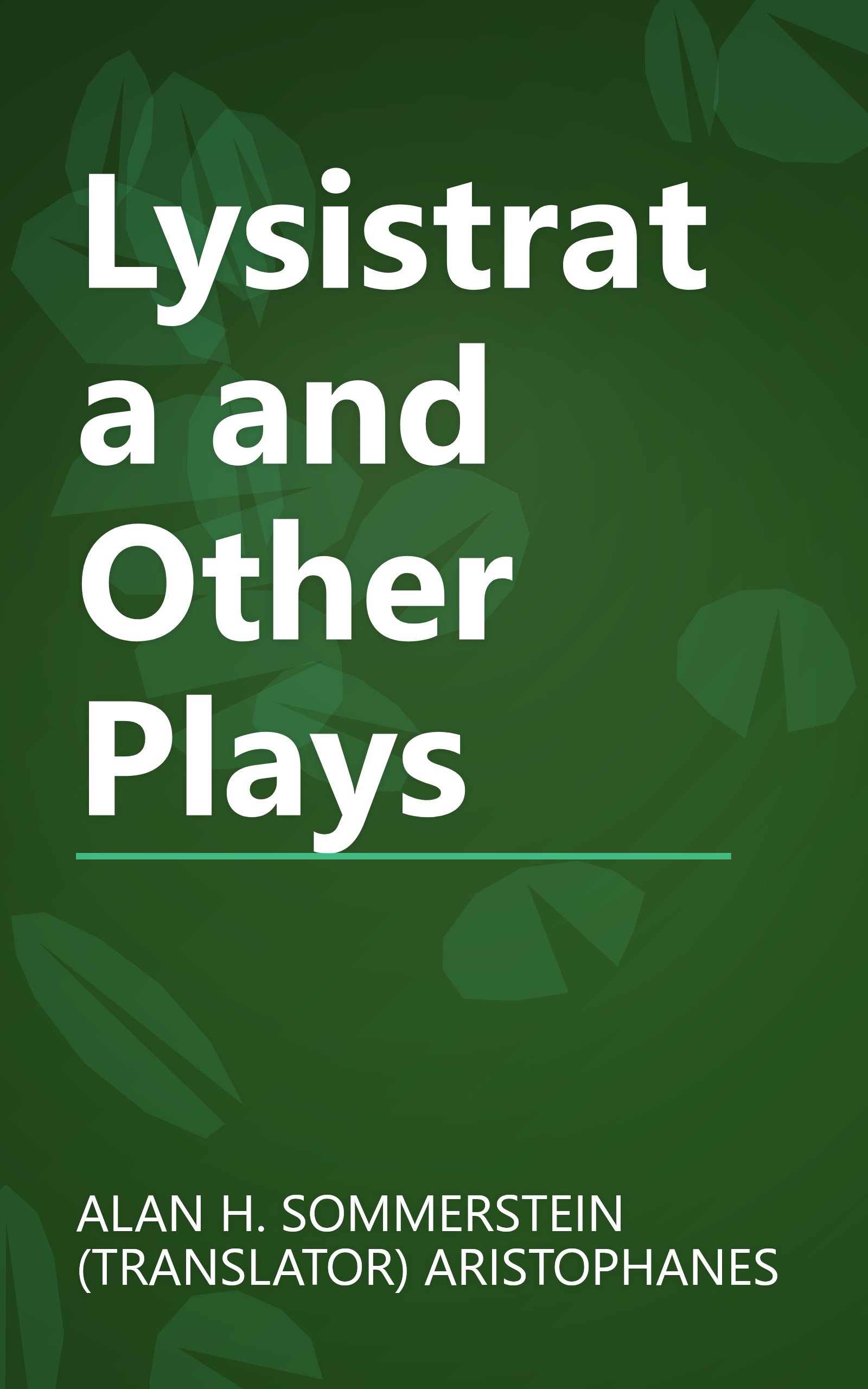 Lysistrata and Other Plays book cover