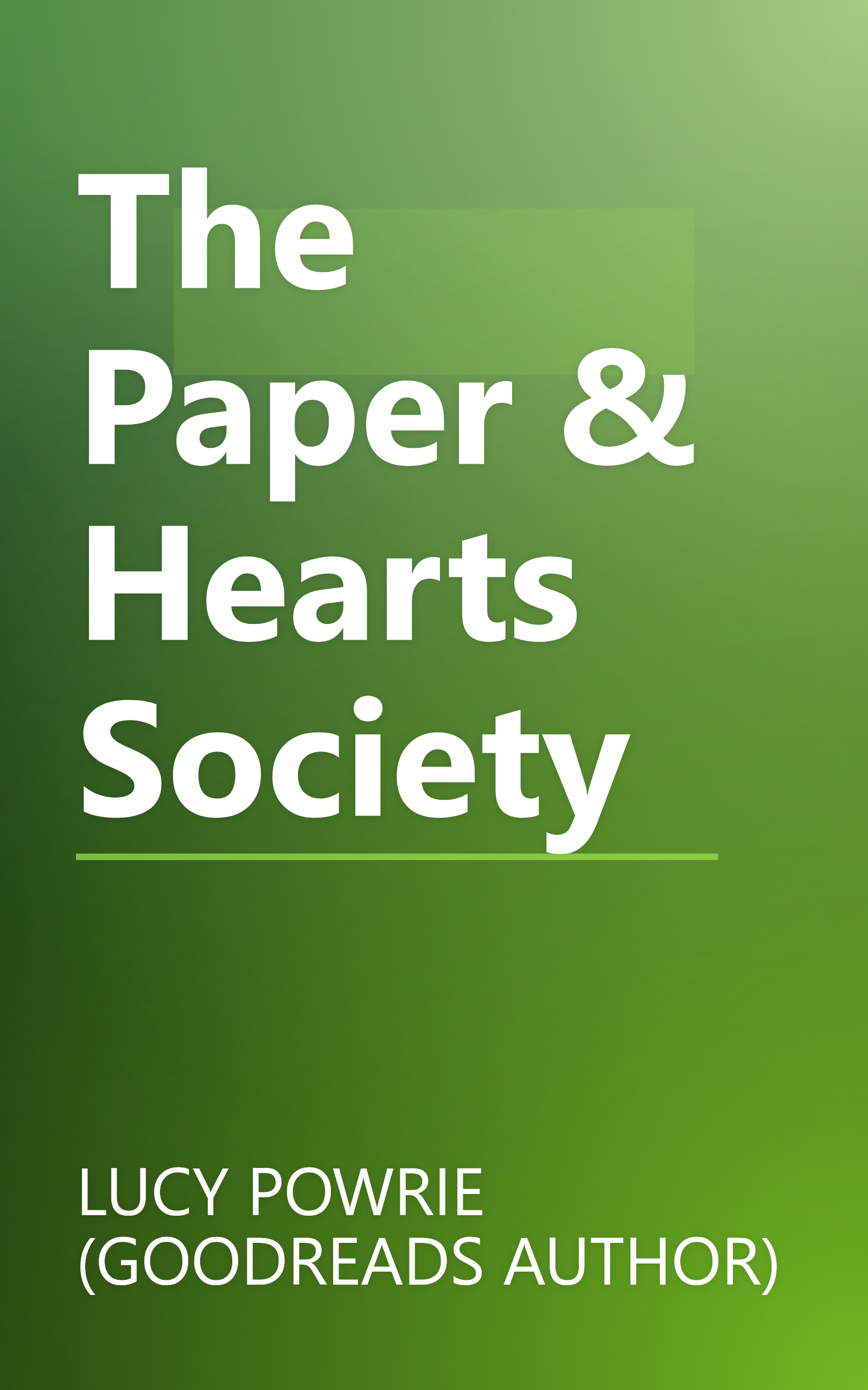 The Paper & Hearts Society book cover