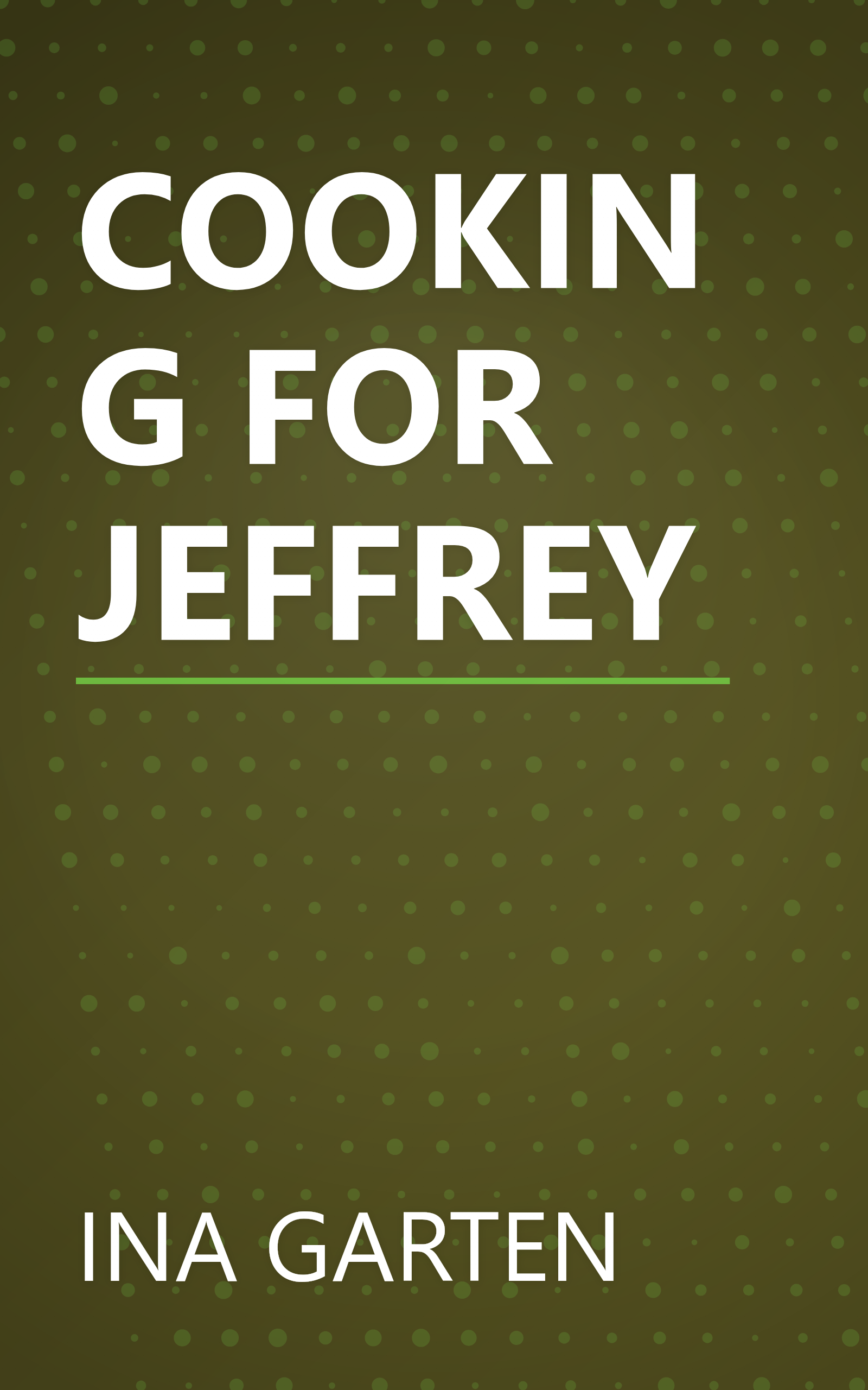 COOKING FOR JEFFREY book cover