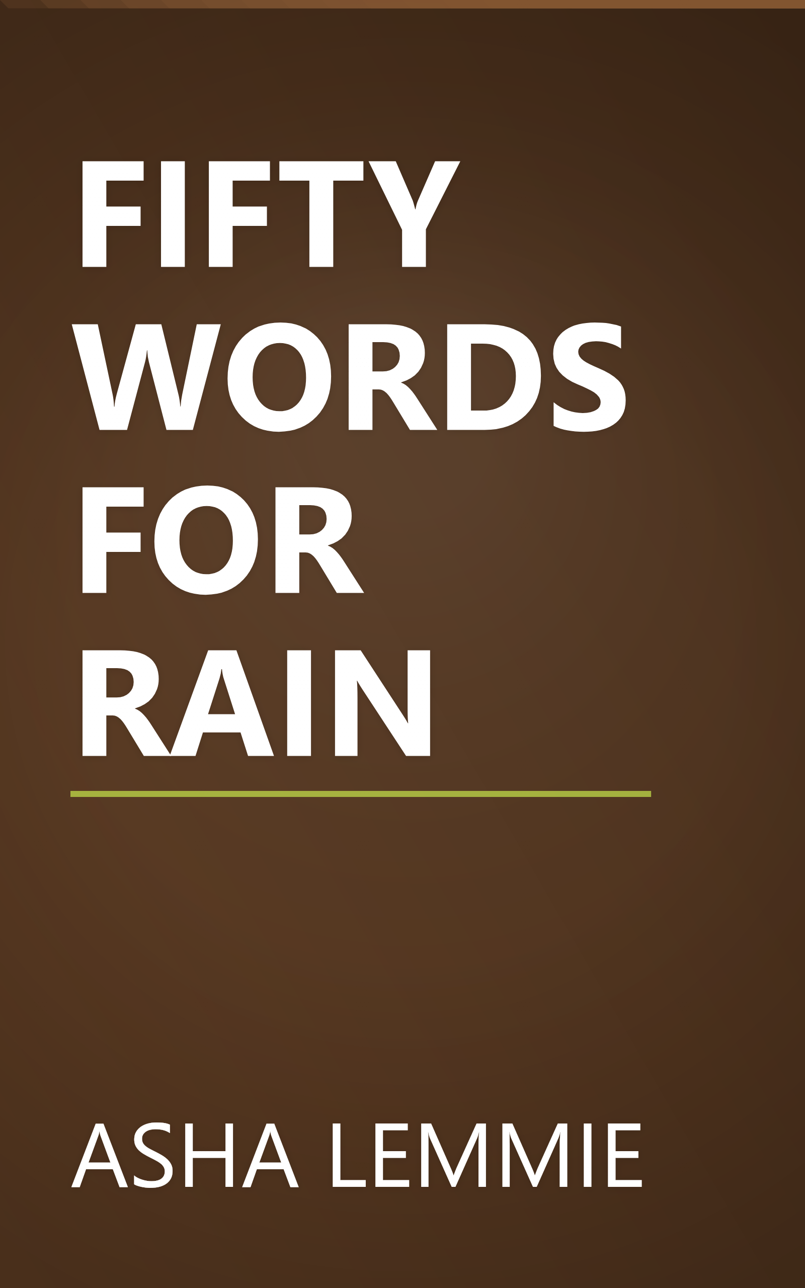 FIFTY WORDS FOR RAIN book cover