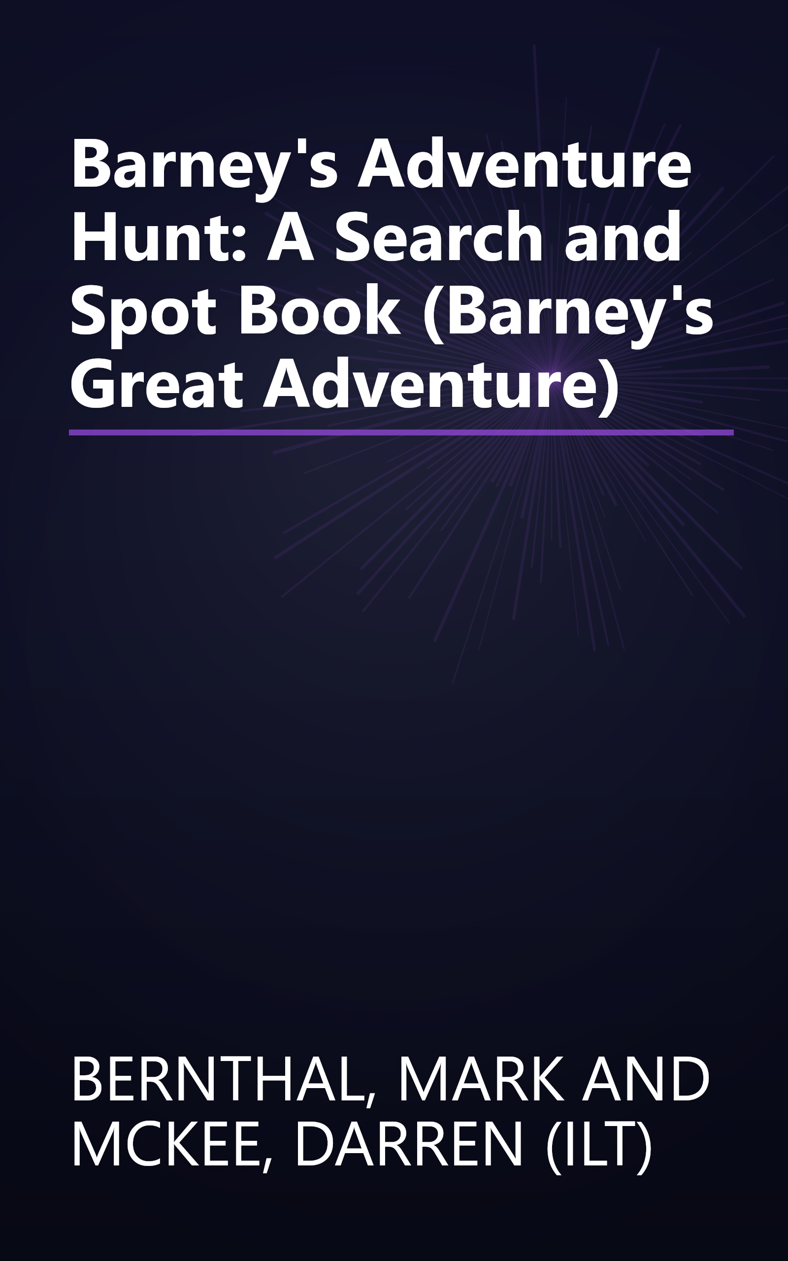 Barney's Adventure Hunt: A Search and Spot Book (Barney's Great Adventure) book cover