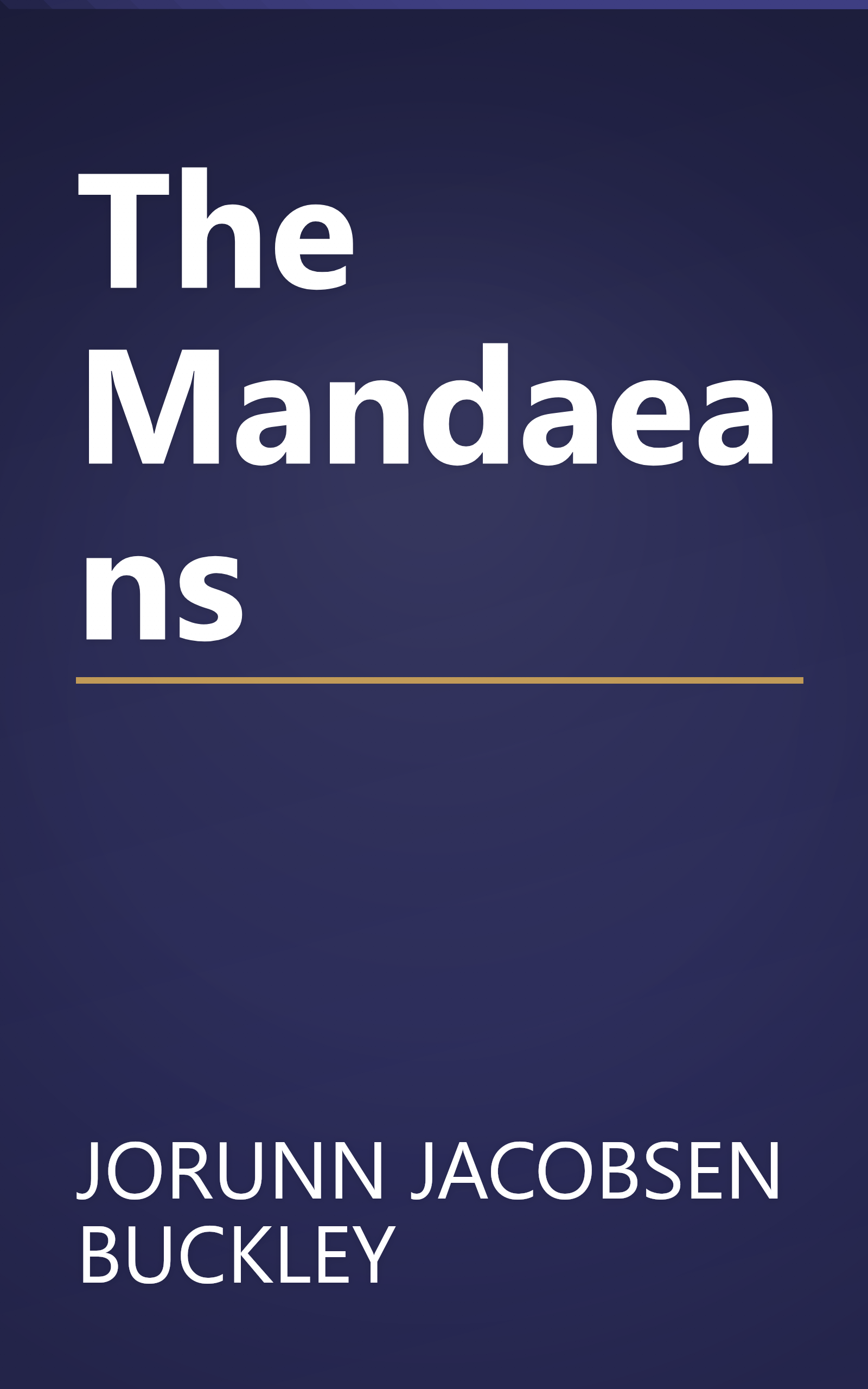 The Mandaeans book cover