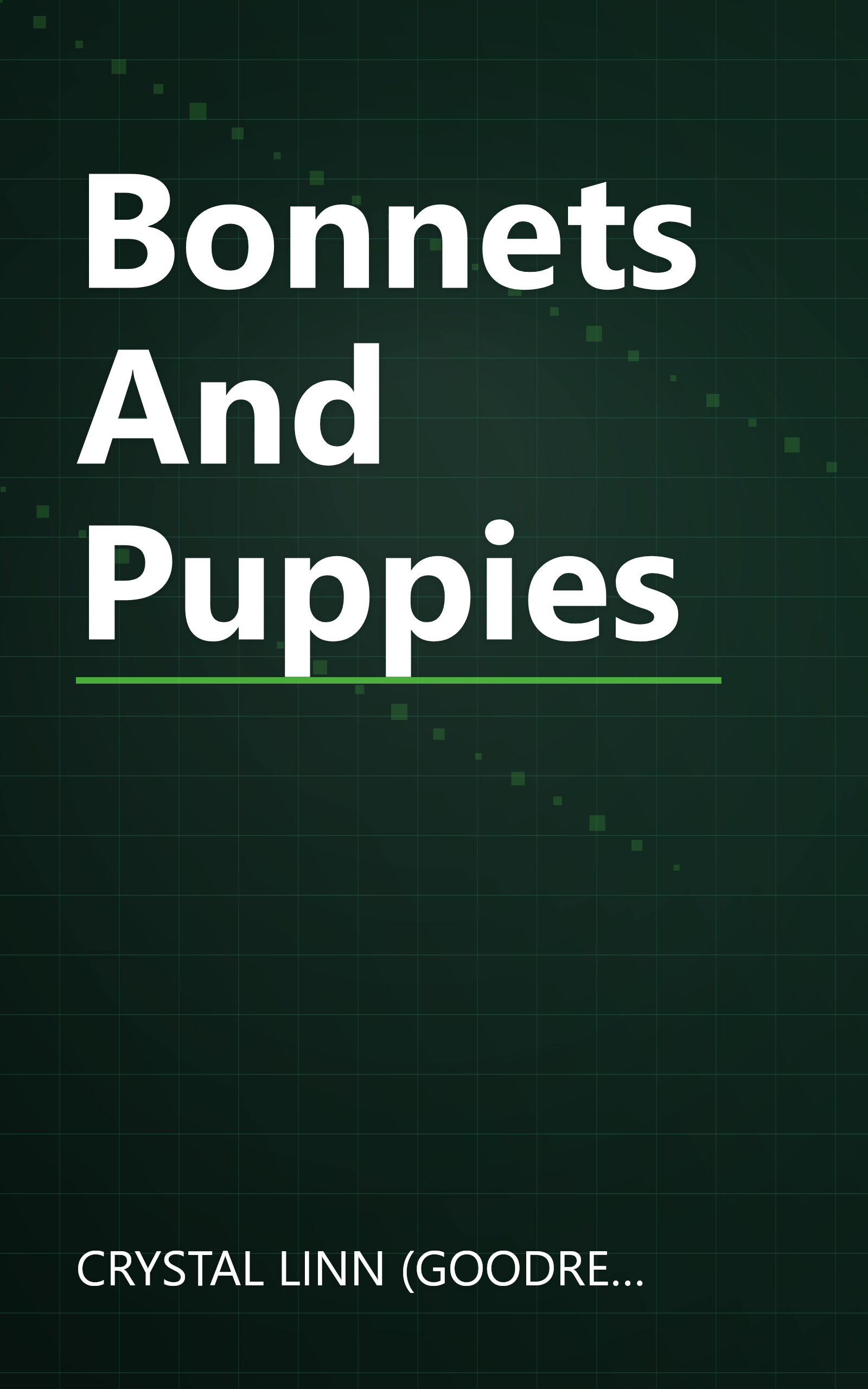 Bonnets And Puppies book cover