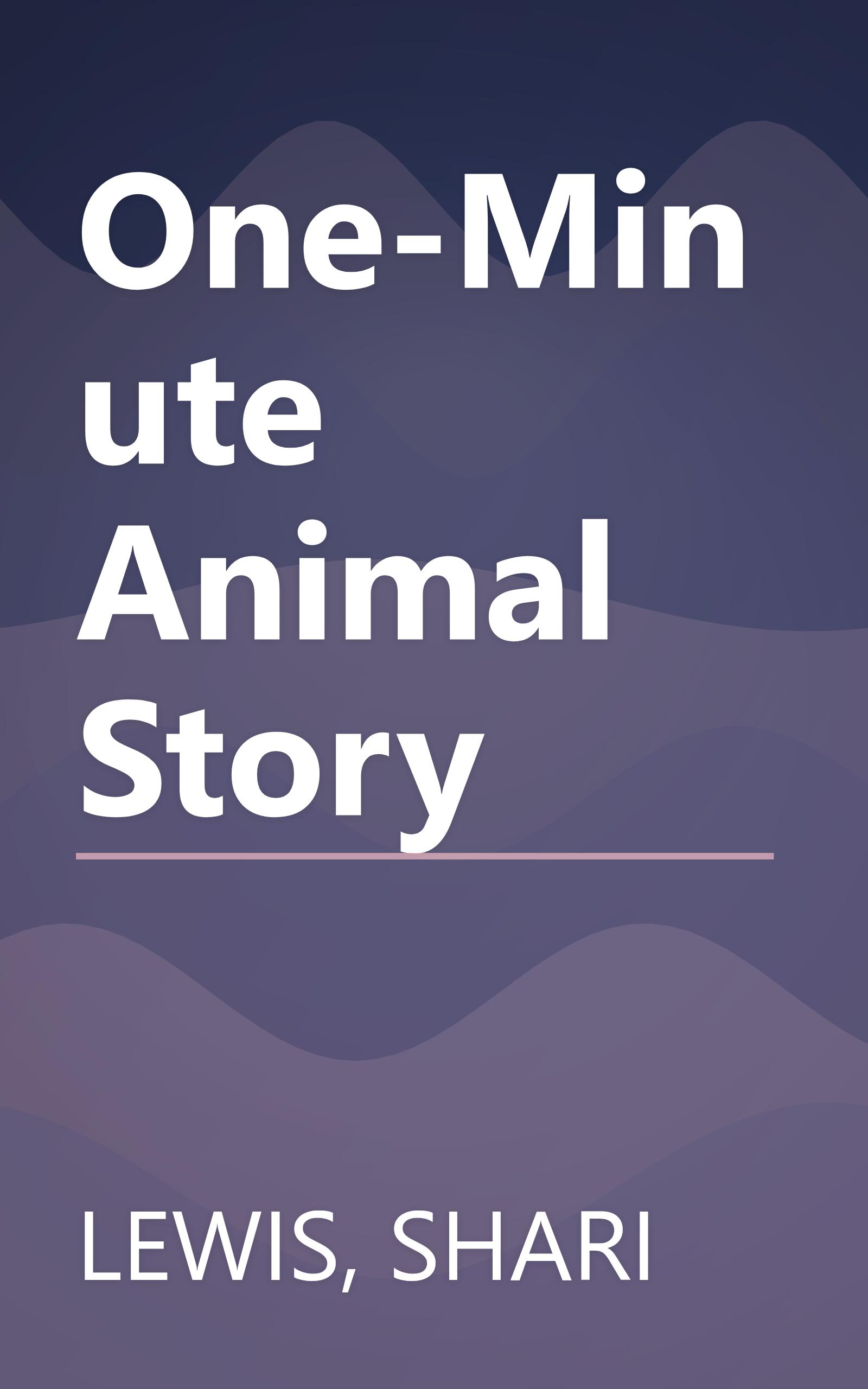One-Minute Animal Story book cover