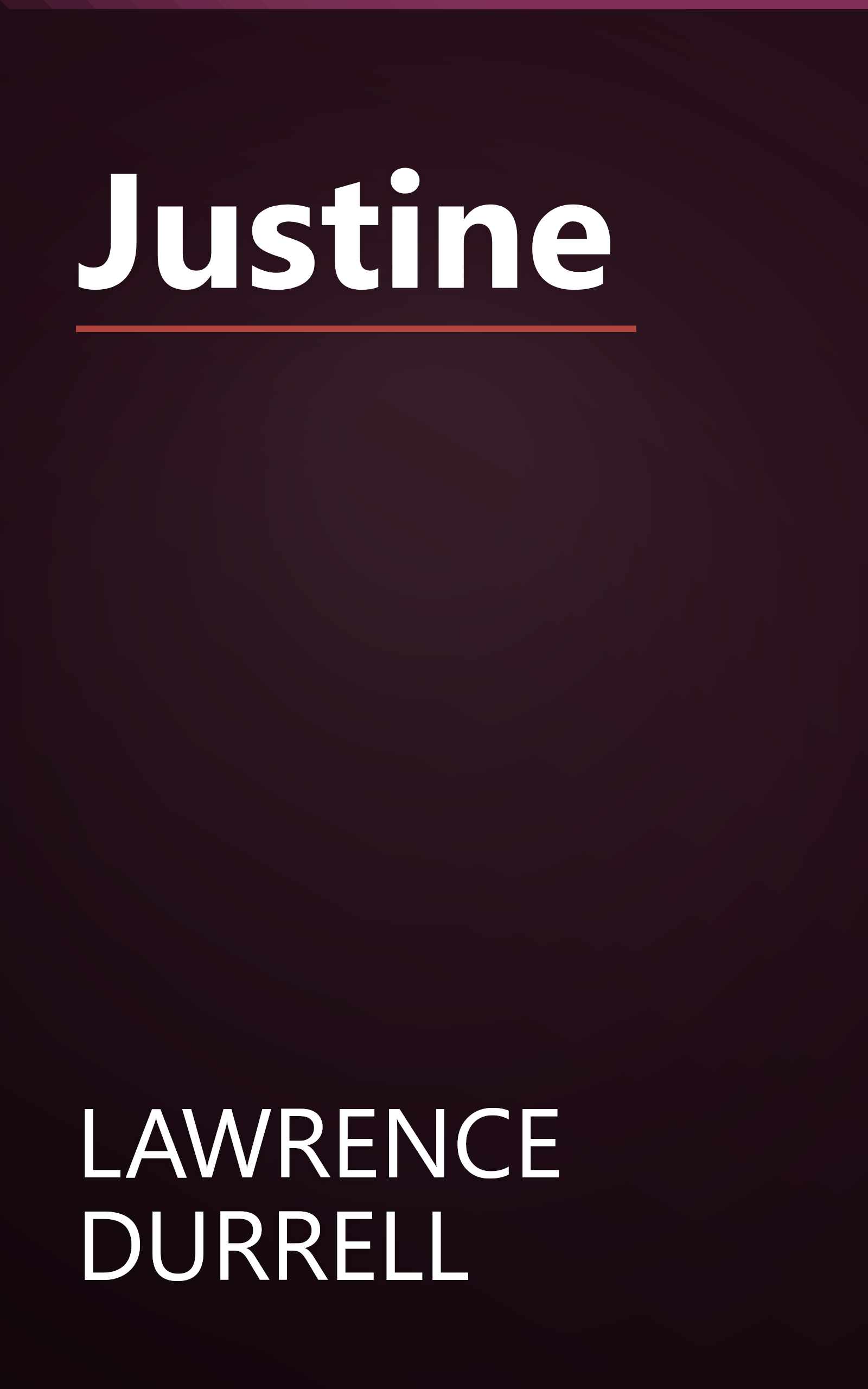 Justine book cover